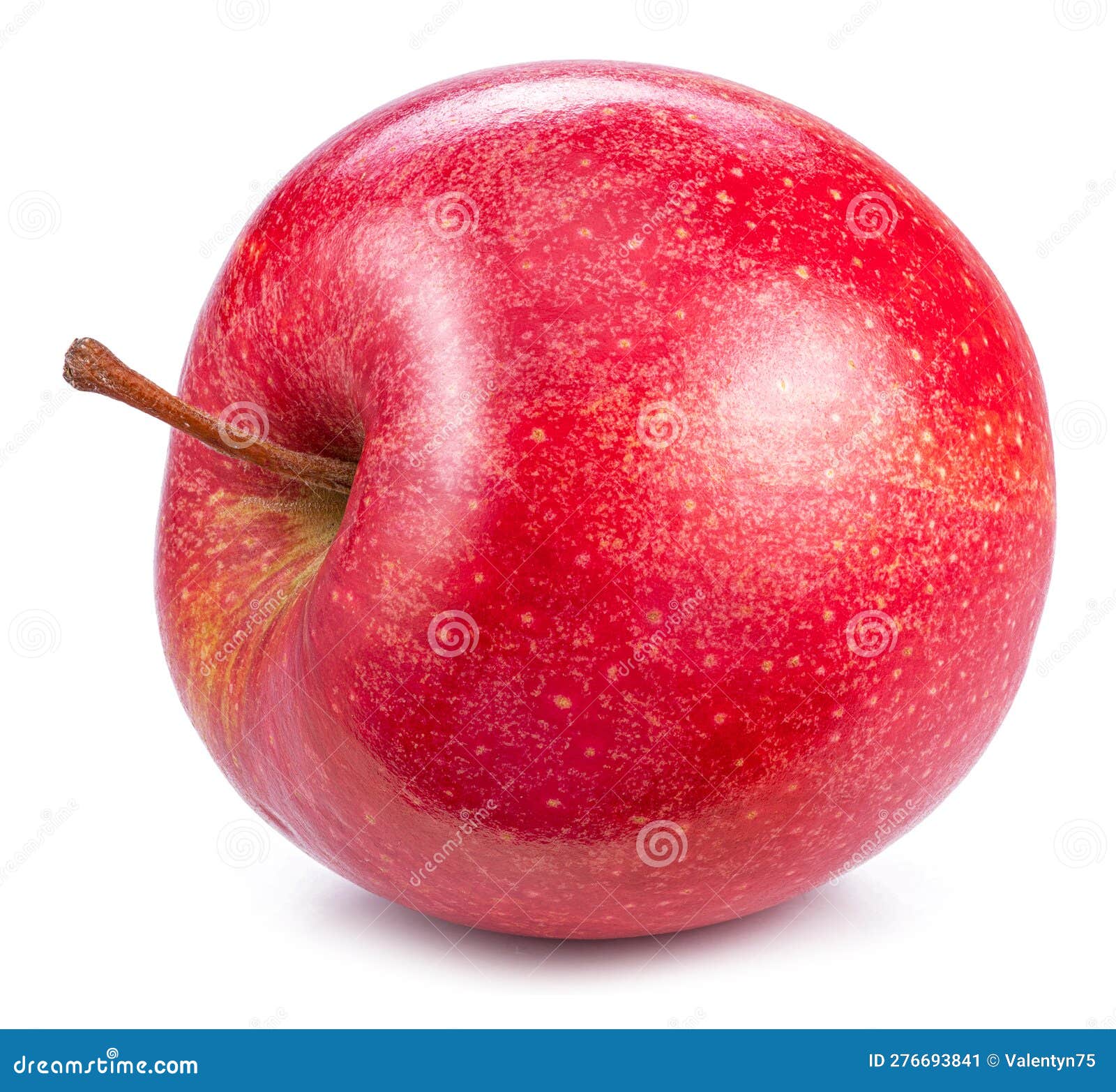 Ripe Perfect Strawberry And Cross Cut Of Strawberry Isolated On White ...