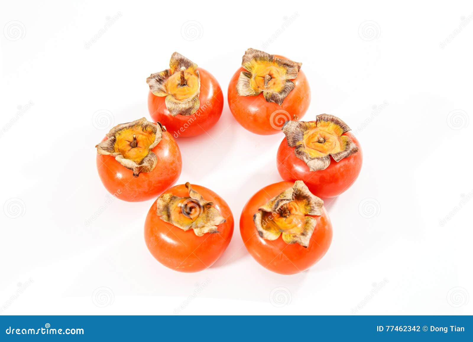 Ripe persimmons stock photo. Image of leaf, natural, lifestyle - 77462342