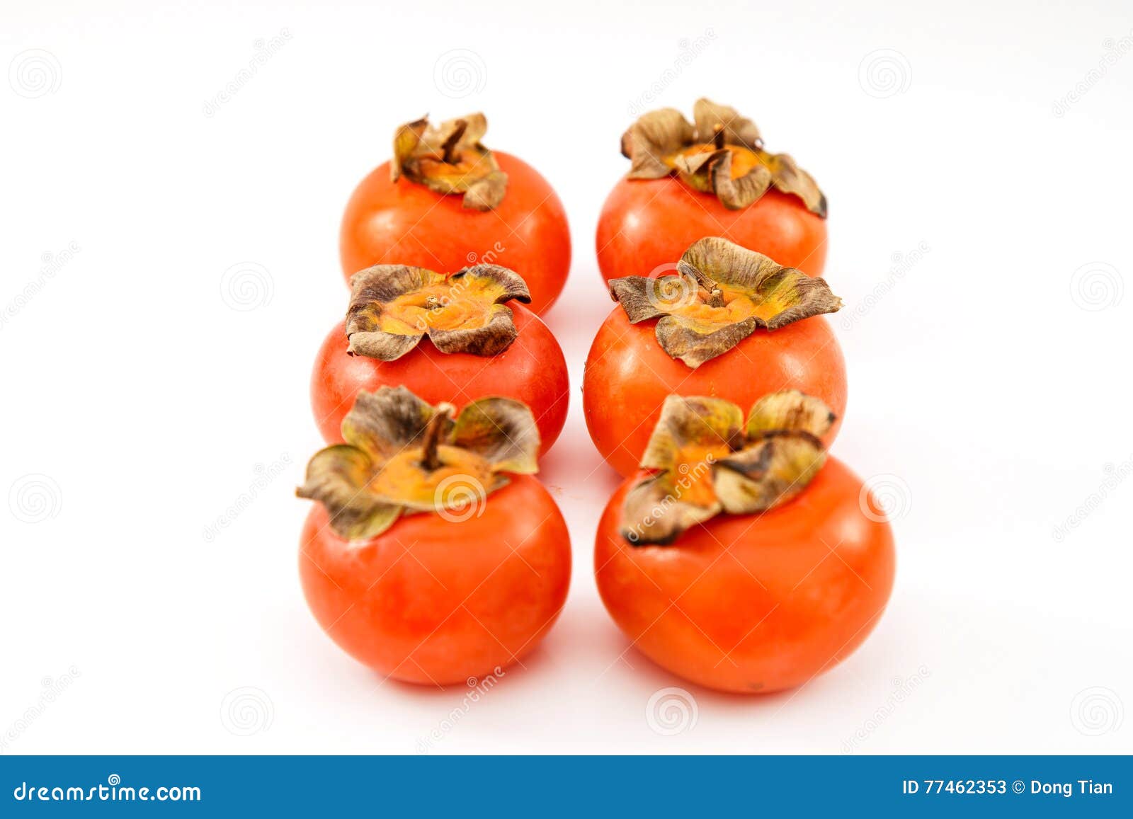 Ripe persimmons stock image. Image of sweets, vegetarian - 77462353