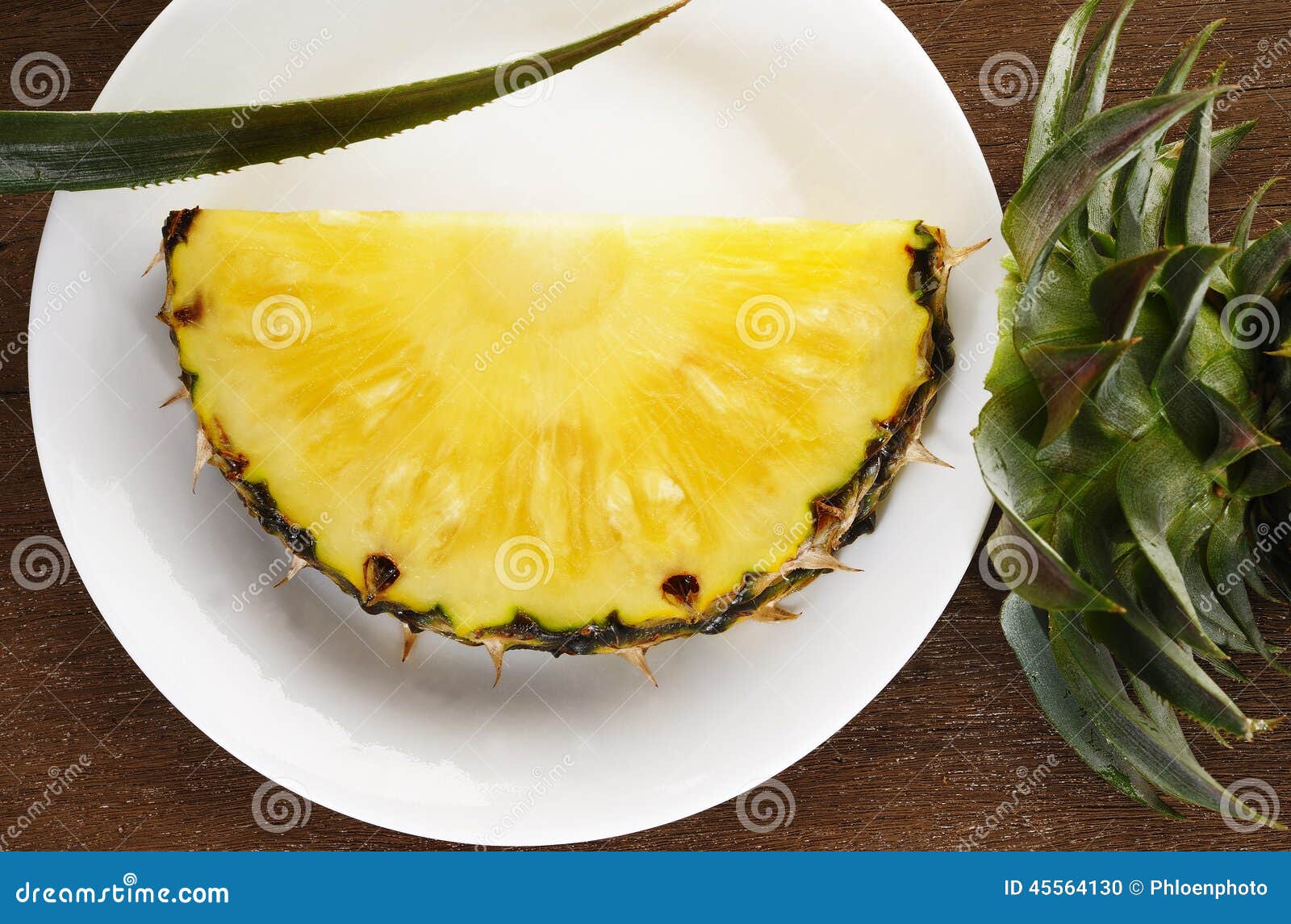 Ripe pineapple stock photo. Image of freshness, gourmet - 45564130