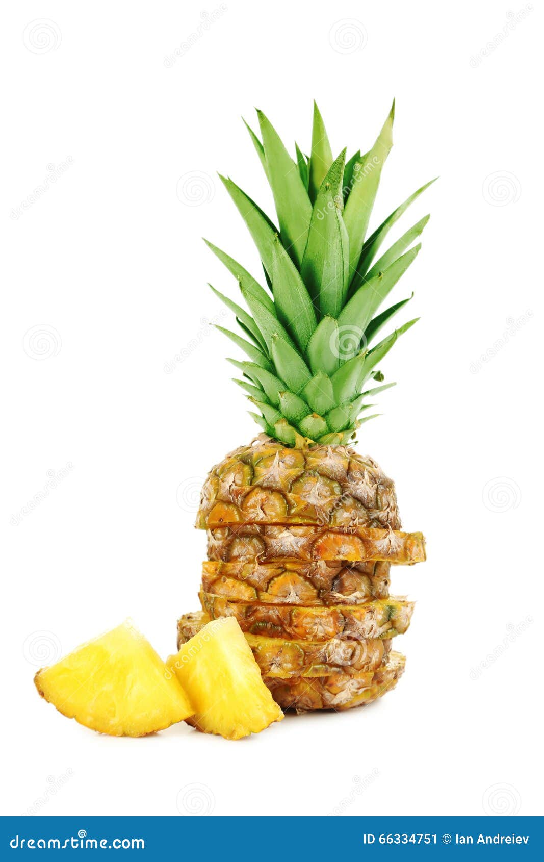 Ripe pineapples stock image. Image of closeup, juicy - 66334751
