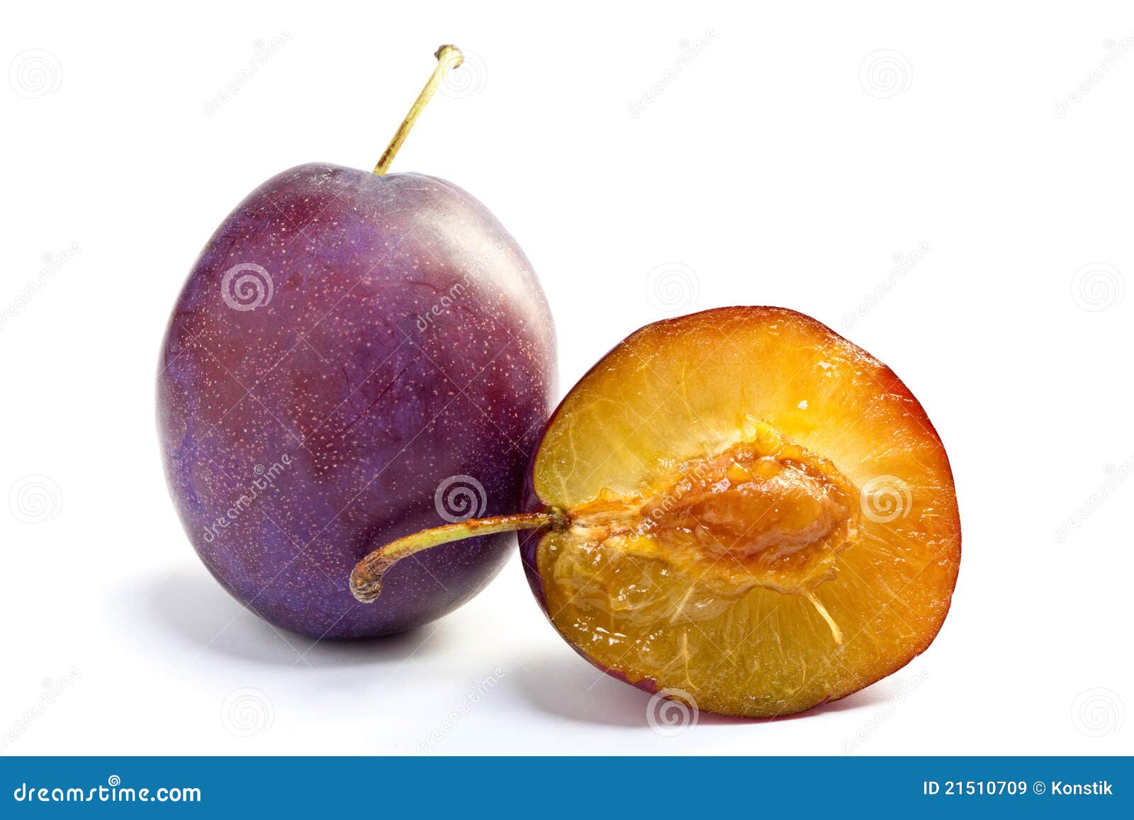 Ripe plum stock image. Image of tasty, healthy, round - 21510709