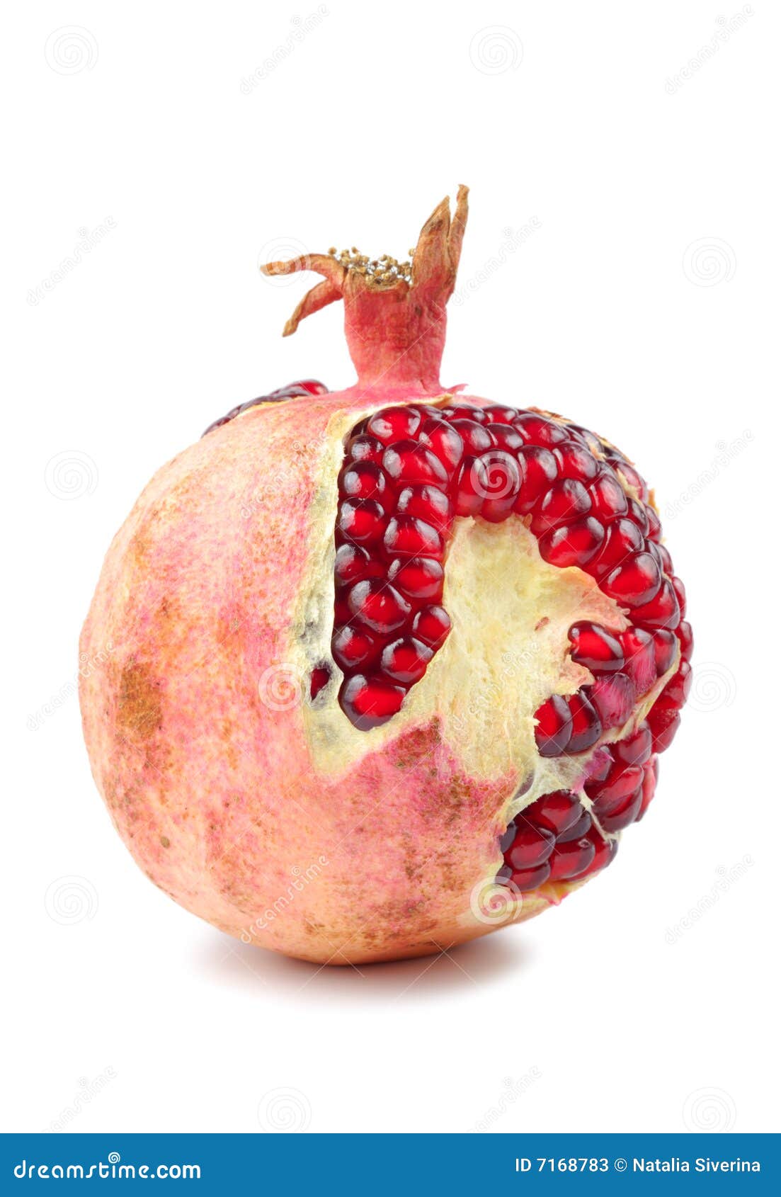 Ripe Pomegranate stock image. Image of garden, grains - 7168783