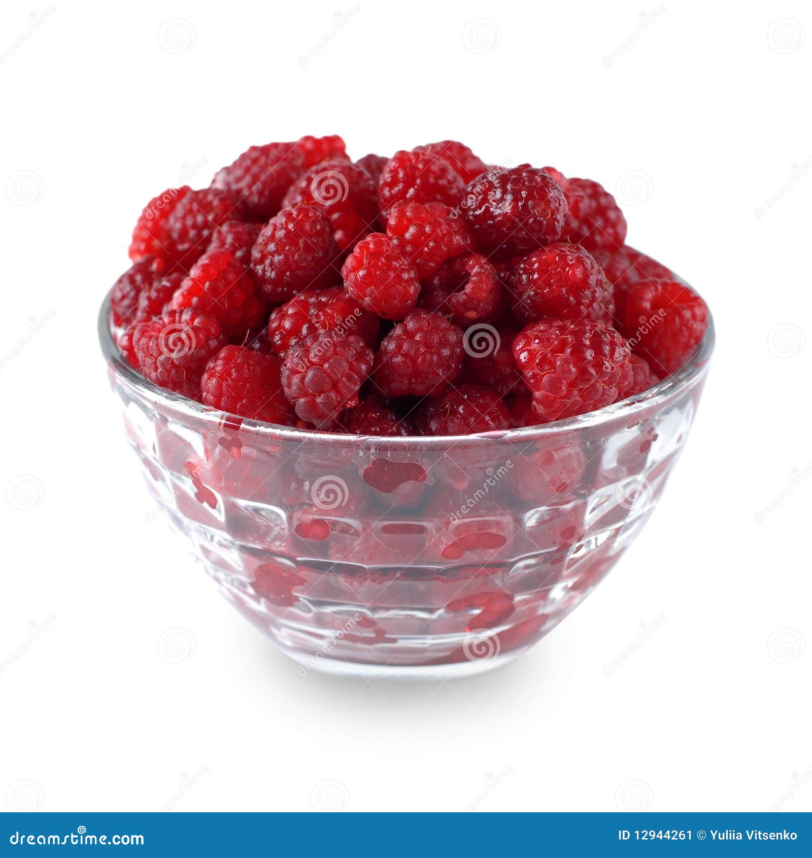 Ripe Raspberry in a Dish Isolated Stock Image - Image of bowl, eating ...