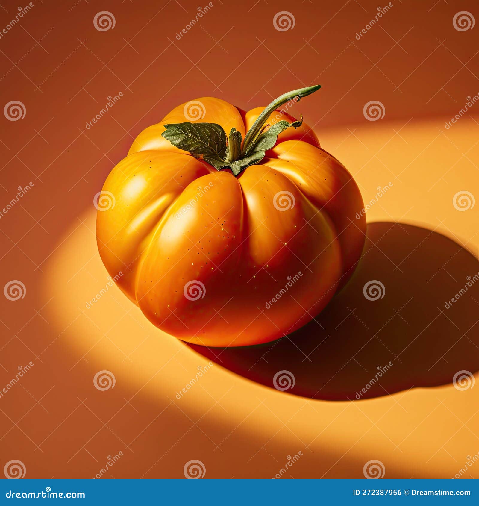 Raw Organic Tomato on Mustard Orange Background.Vegan Healthy Lifestyle ...