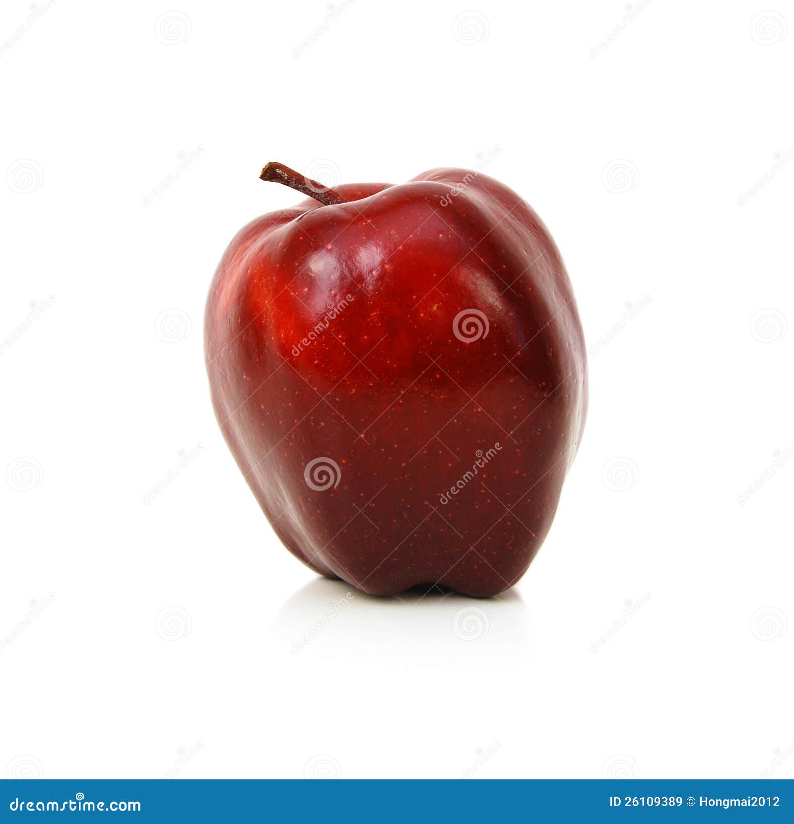 Ripe red apple stock image. Image of sweet, freshness - 26109389