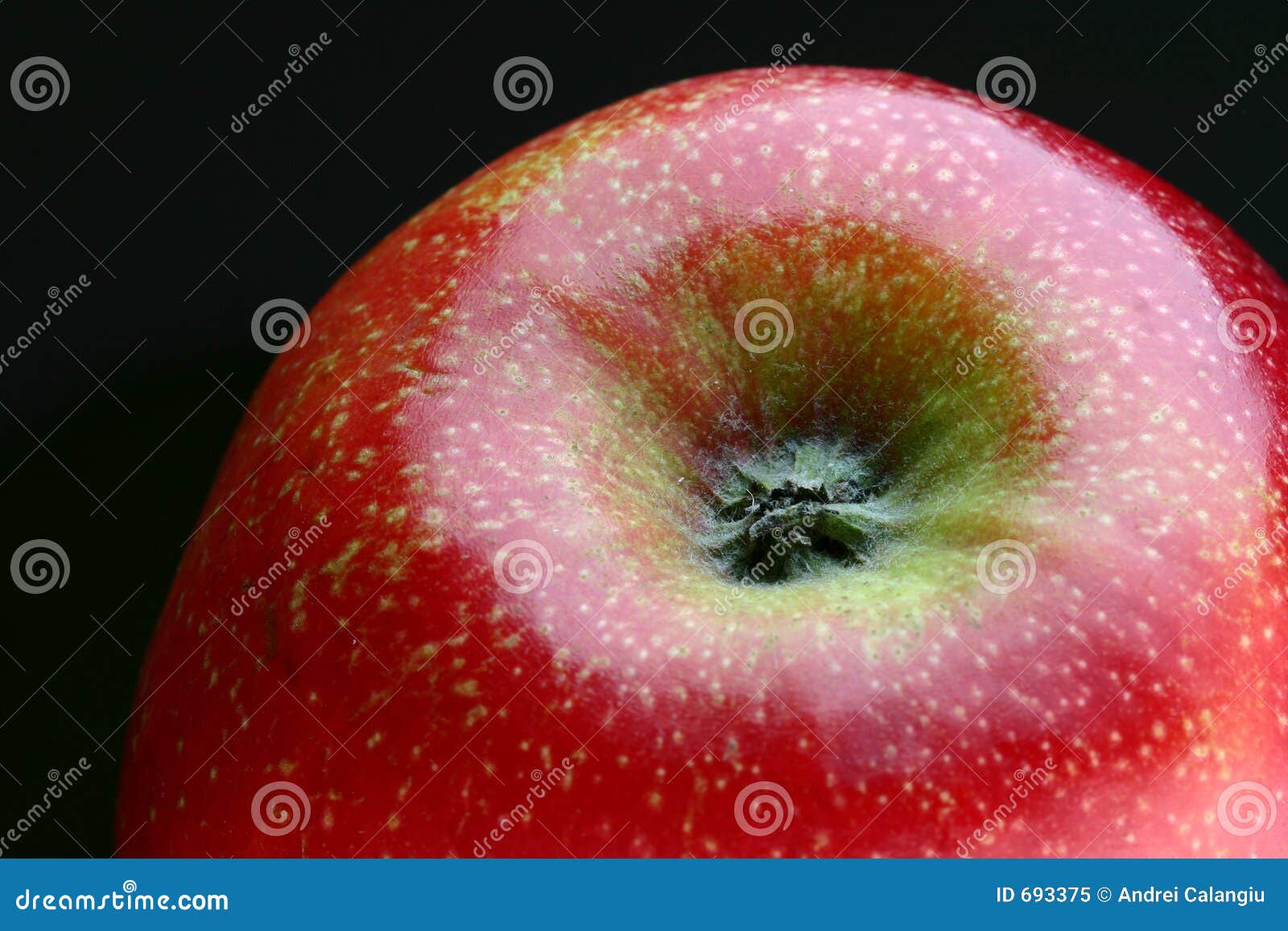 Ripe red apple stock image. Image of isolated, background - 693375