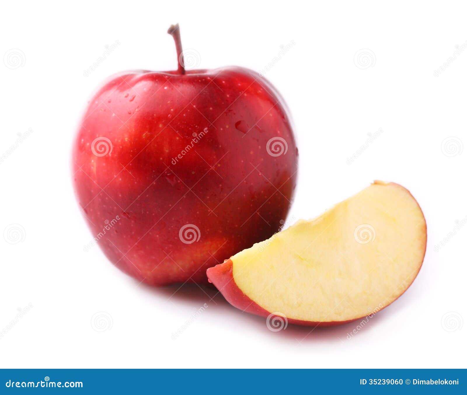 Ripe red apple isolated. stock photo. Image of vegetables - 35239060