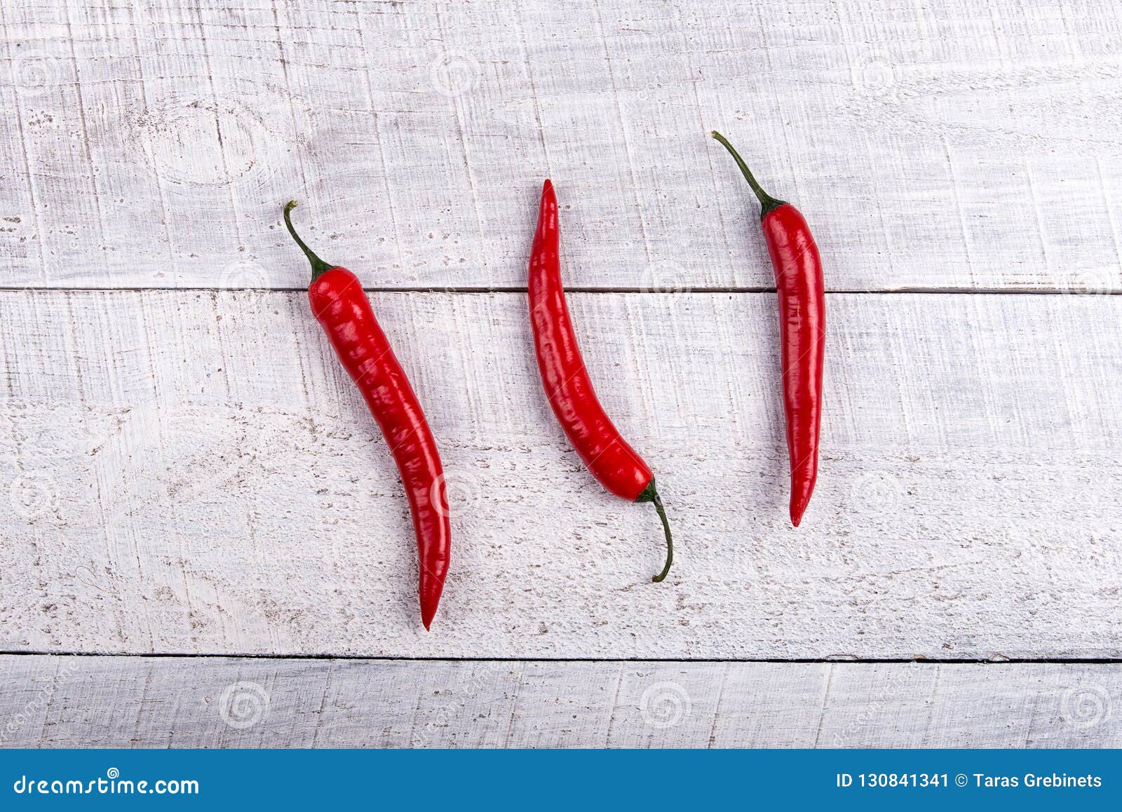 Ripe Red Chilli Peppers on Table Stock Image - Image of healthy, chilli ...