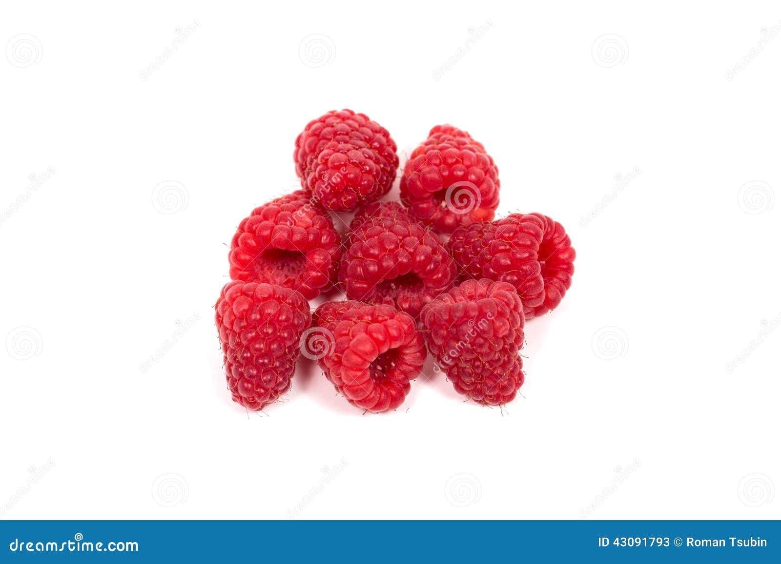 Ripe red raspberry stock image. Image of food, plant - 43091793