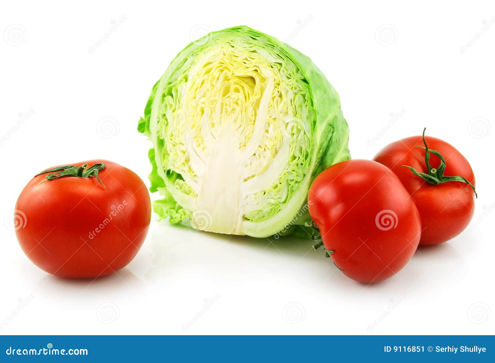 Ripe Sliced Cabbage and Tomatoes Isolated on White Stock Image - Image ... Ripe Sliced Cabbage and Tomatoes Isolated on White Stock Image - Image ...
