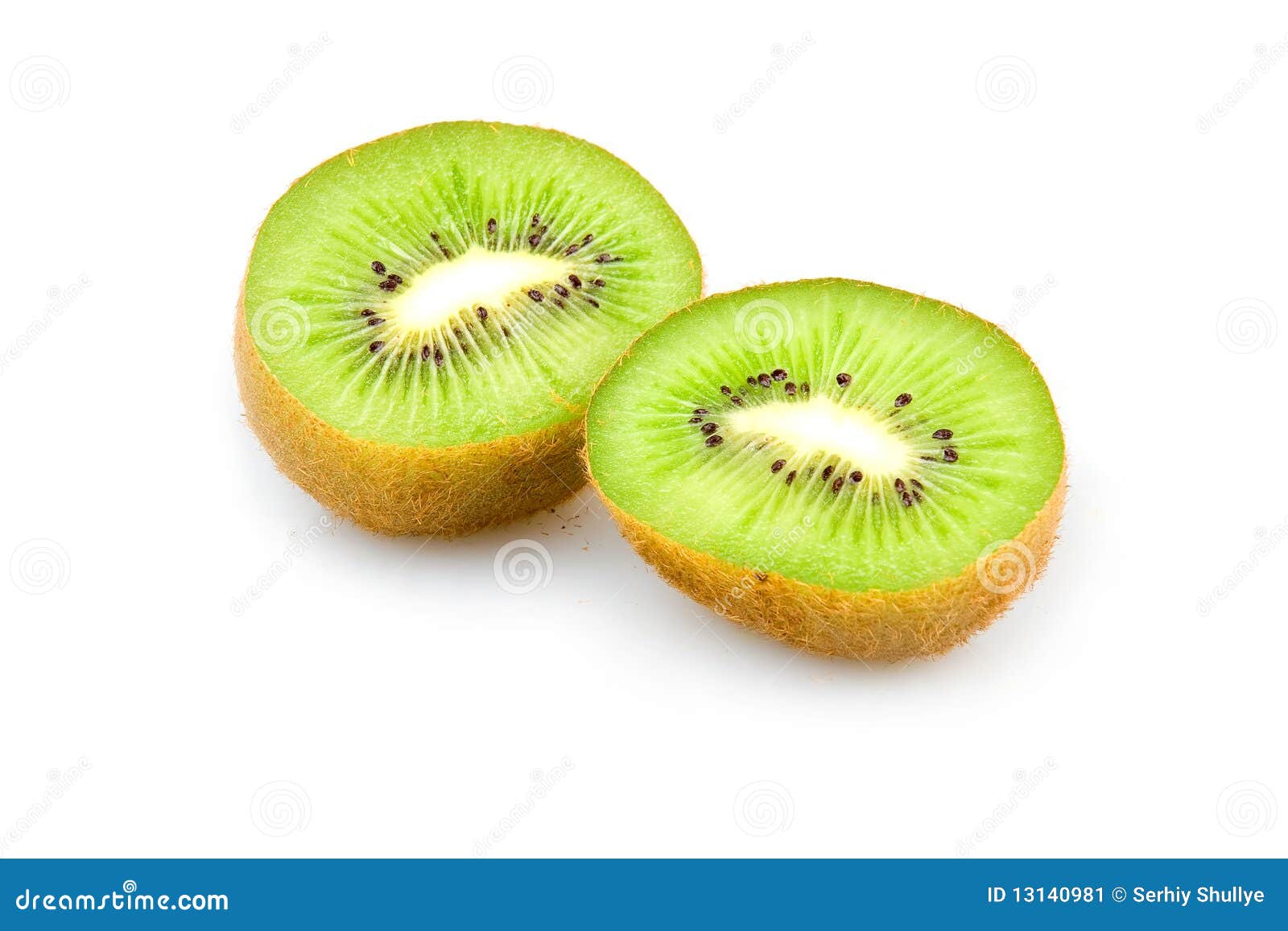Ripe Sliced Kiwi Fruit Isolated Stock Image - Image of collection ...