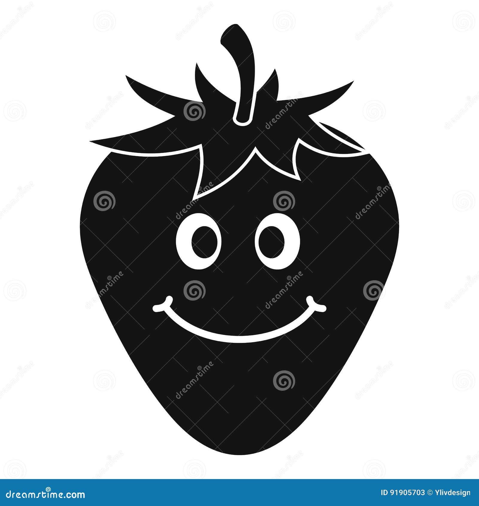 Ripe Smiling Strawberry Icon Simple Stock Vector - Illustration of diet ... Ripe Smiling Strawberry Icon Simple Stock Vector - Illustration of diet ...
