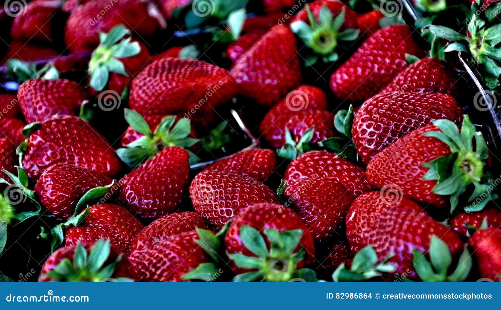 Ripe Strawberries In Punnet Picture. Image: 82986864