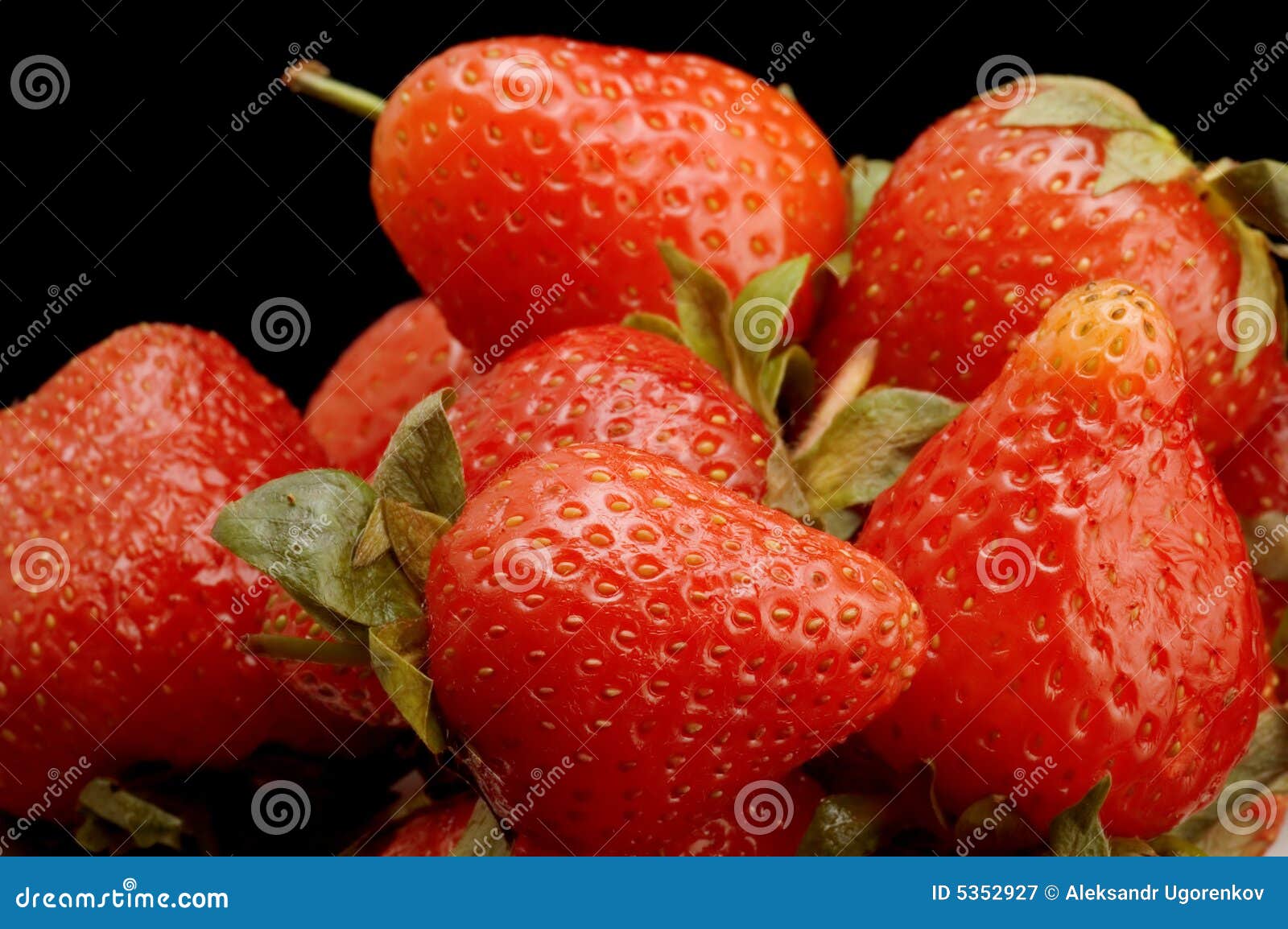 Ripe strawberry stock image. Image of health, agriculture - 5352927