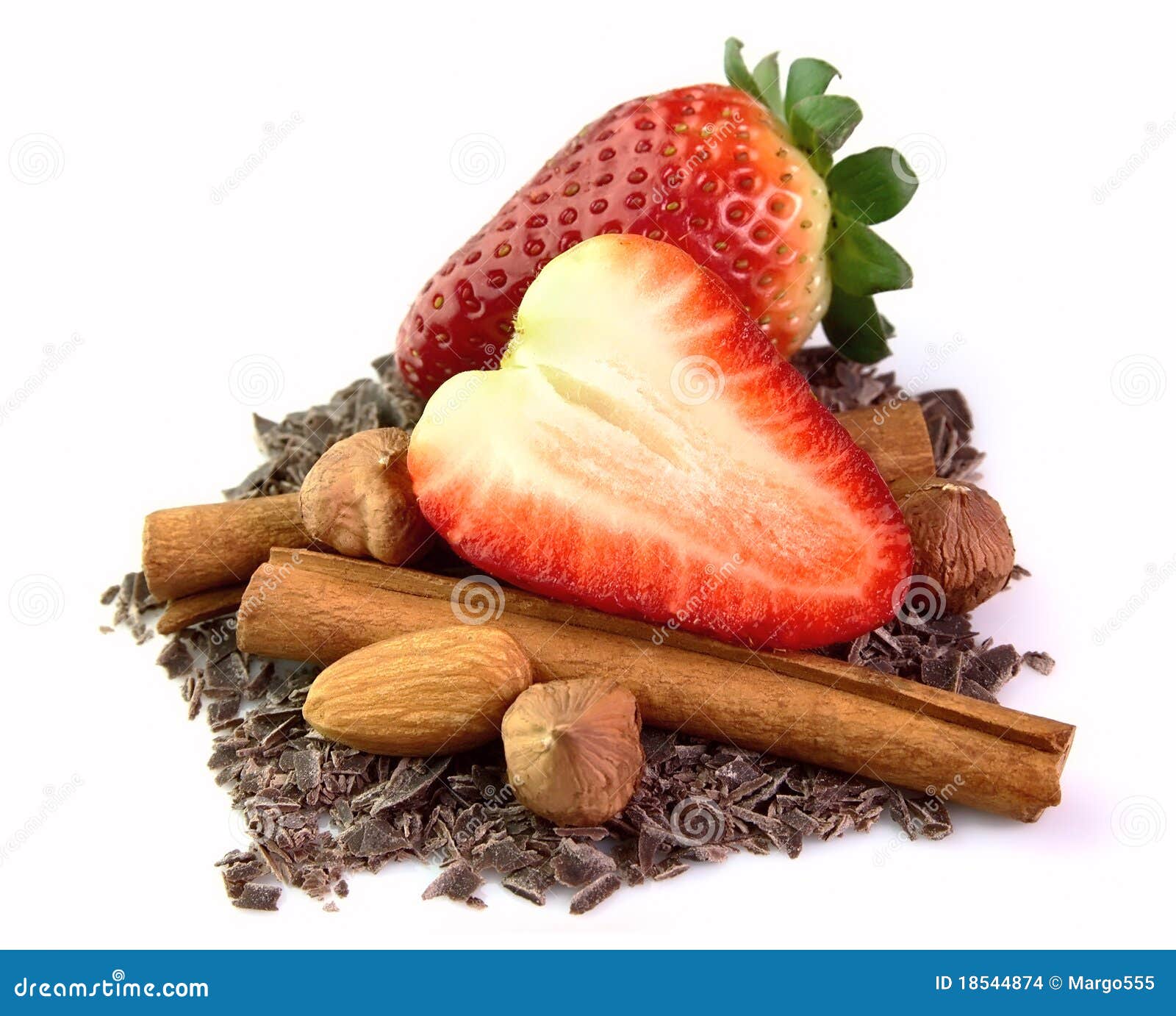 Ripe strawberry with spice stock photo. Image of fresh - 18544874