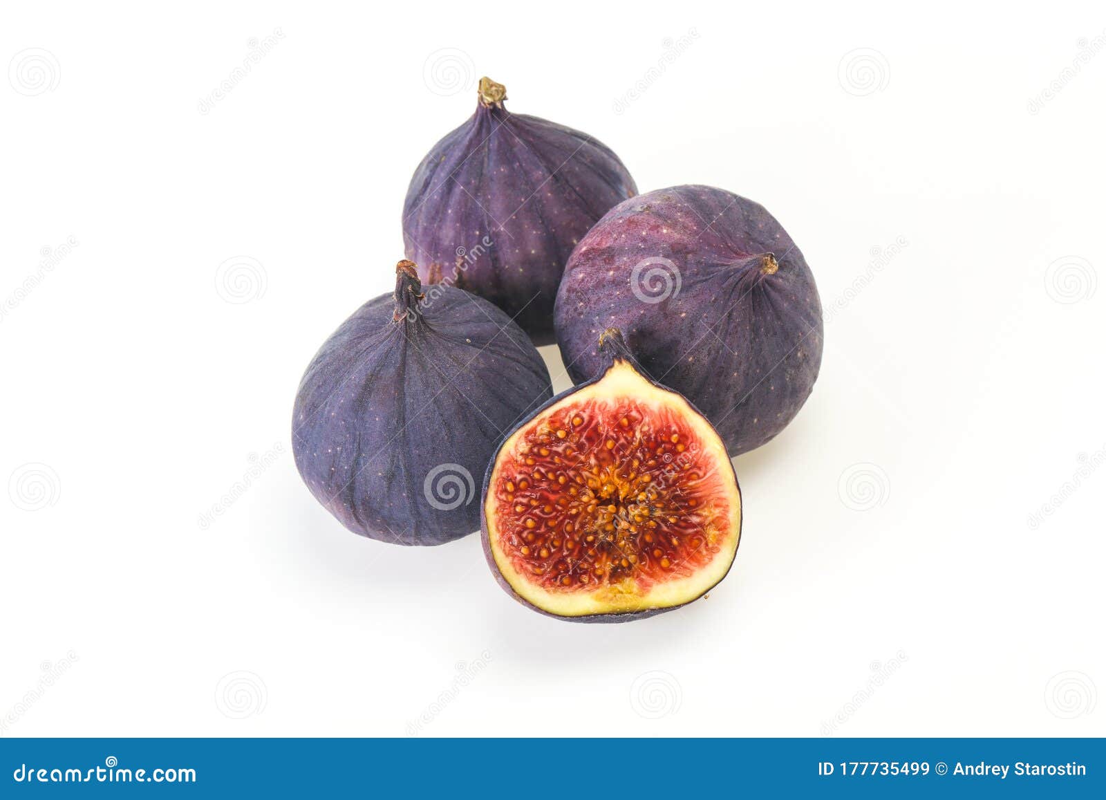 Ripe sweet fresh fig fruit stock image. Image of isolated - 177735499