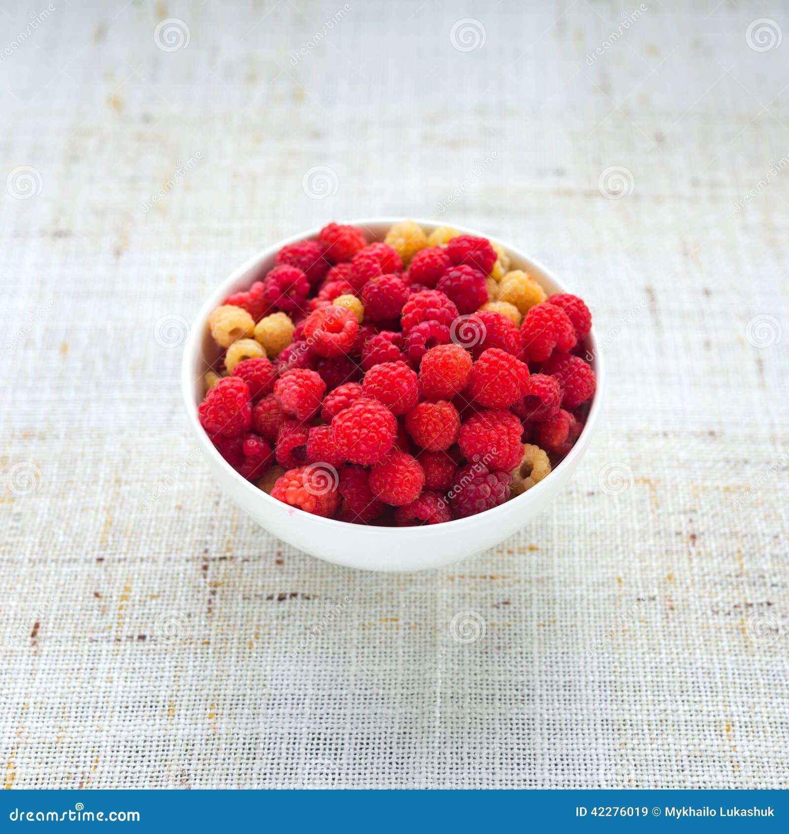 Ripe Sweet Raspberries in Bowl Stock Image - Image of organic ...