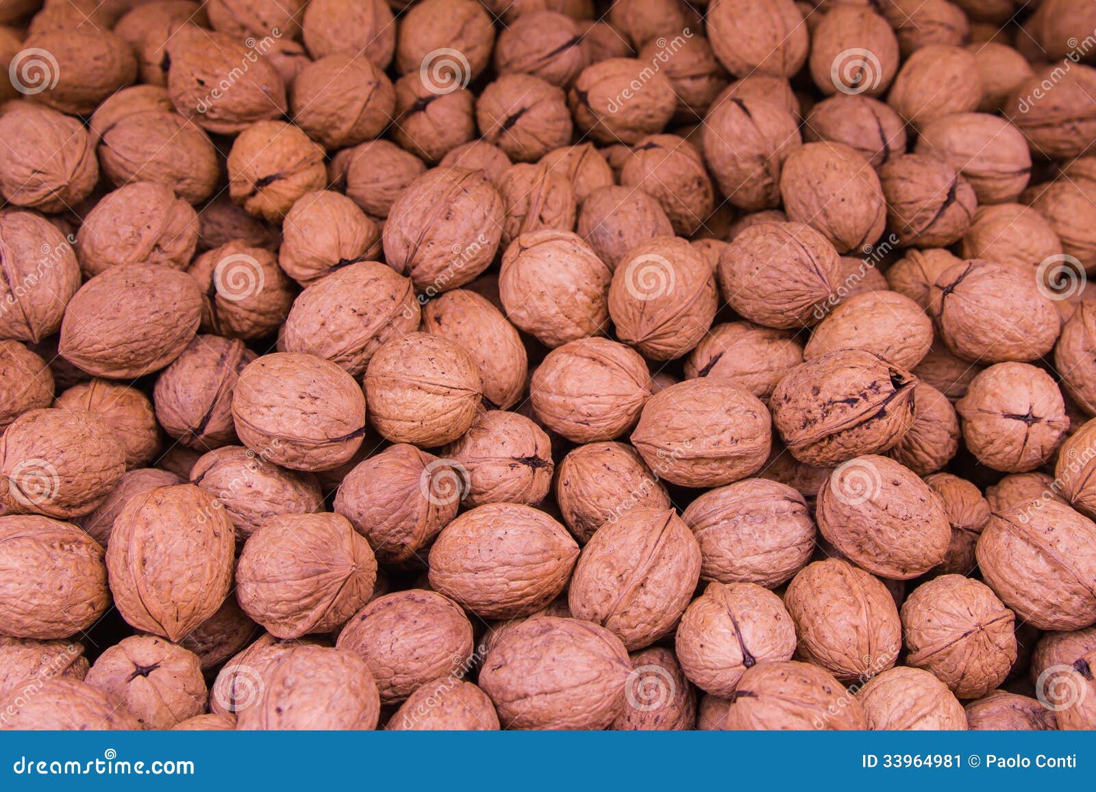 Ripe Walnuts in Shells Backgound Stock Image - Image of texture, snack ...