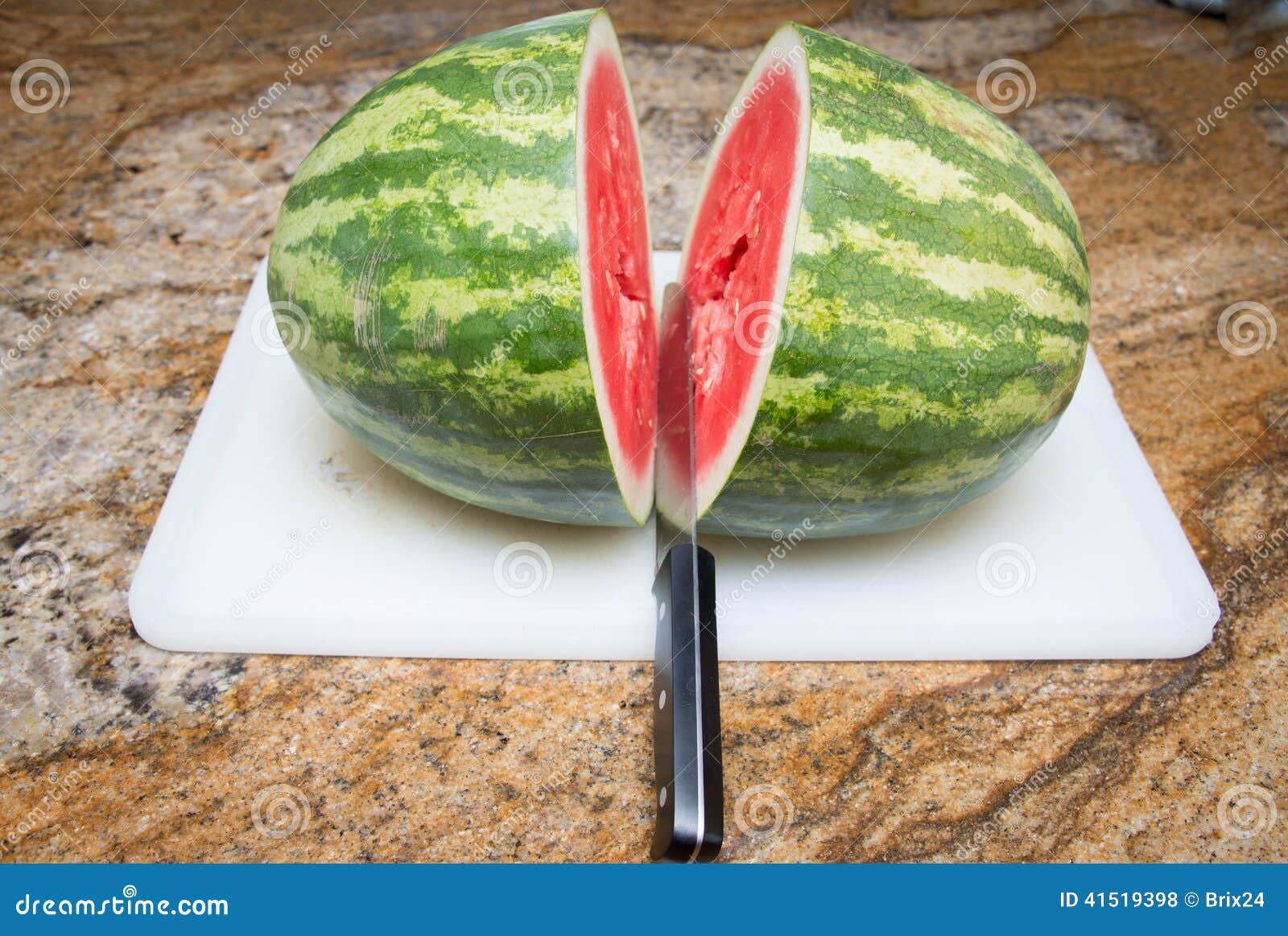 Ripe Watermelon stock photo. Image of seeds, cutting - 41519398