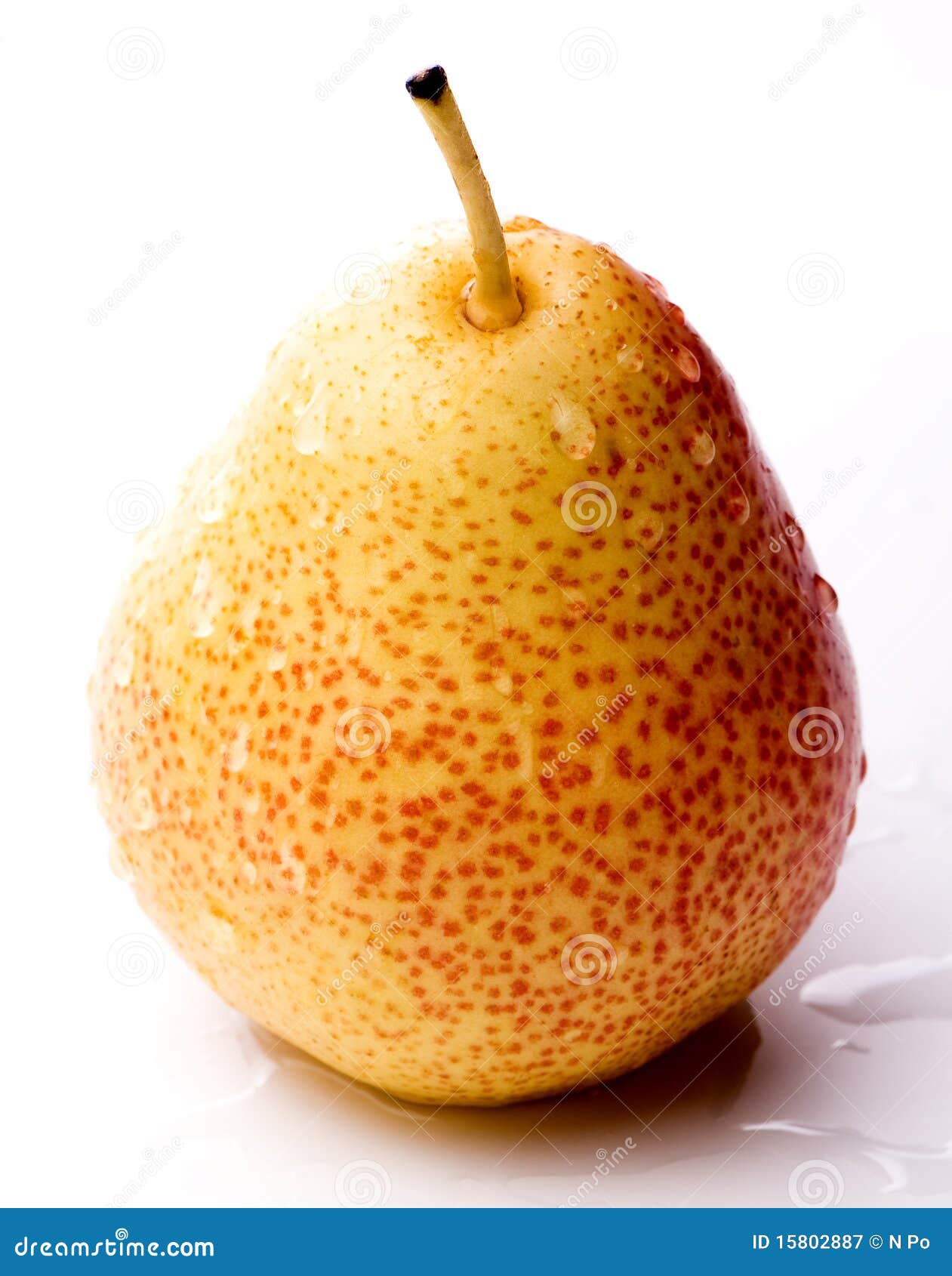 Ripe yellow pear stock image. Image of natural, pear - 15802887