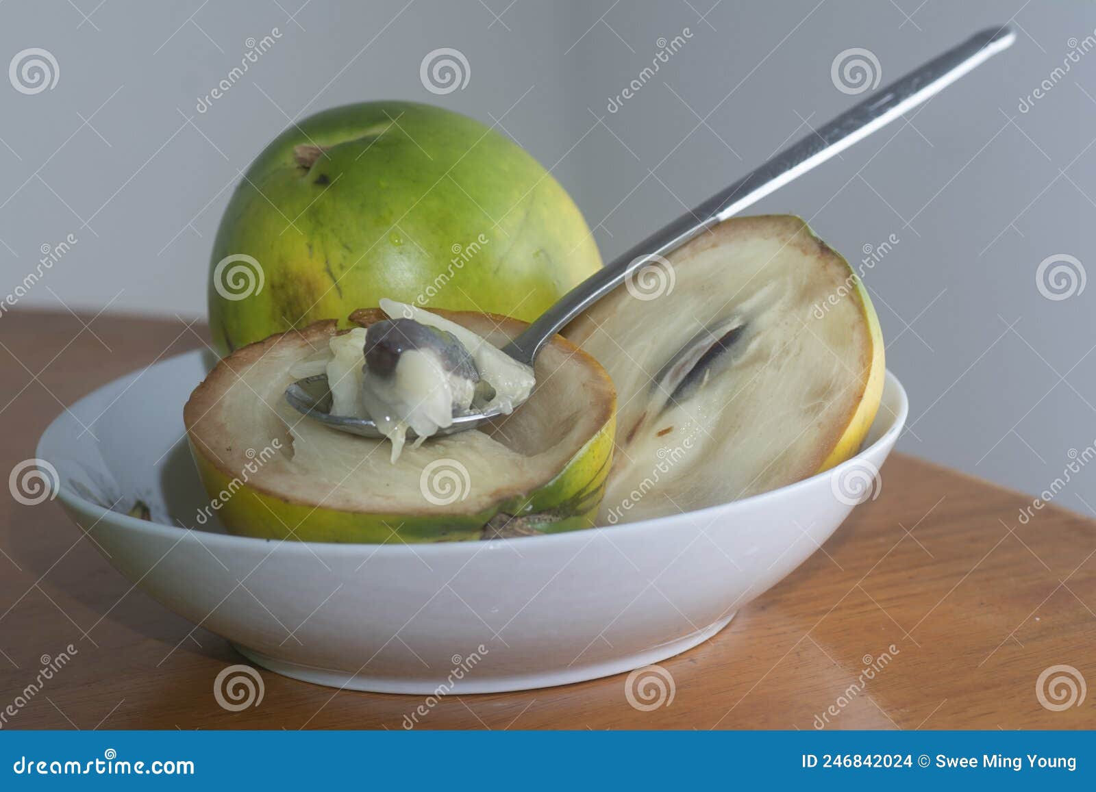 Ripe Yellow Pouteria Caimito Fruit. Stock Photo - Image of kasturi ...