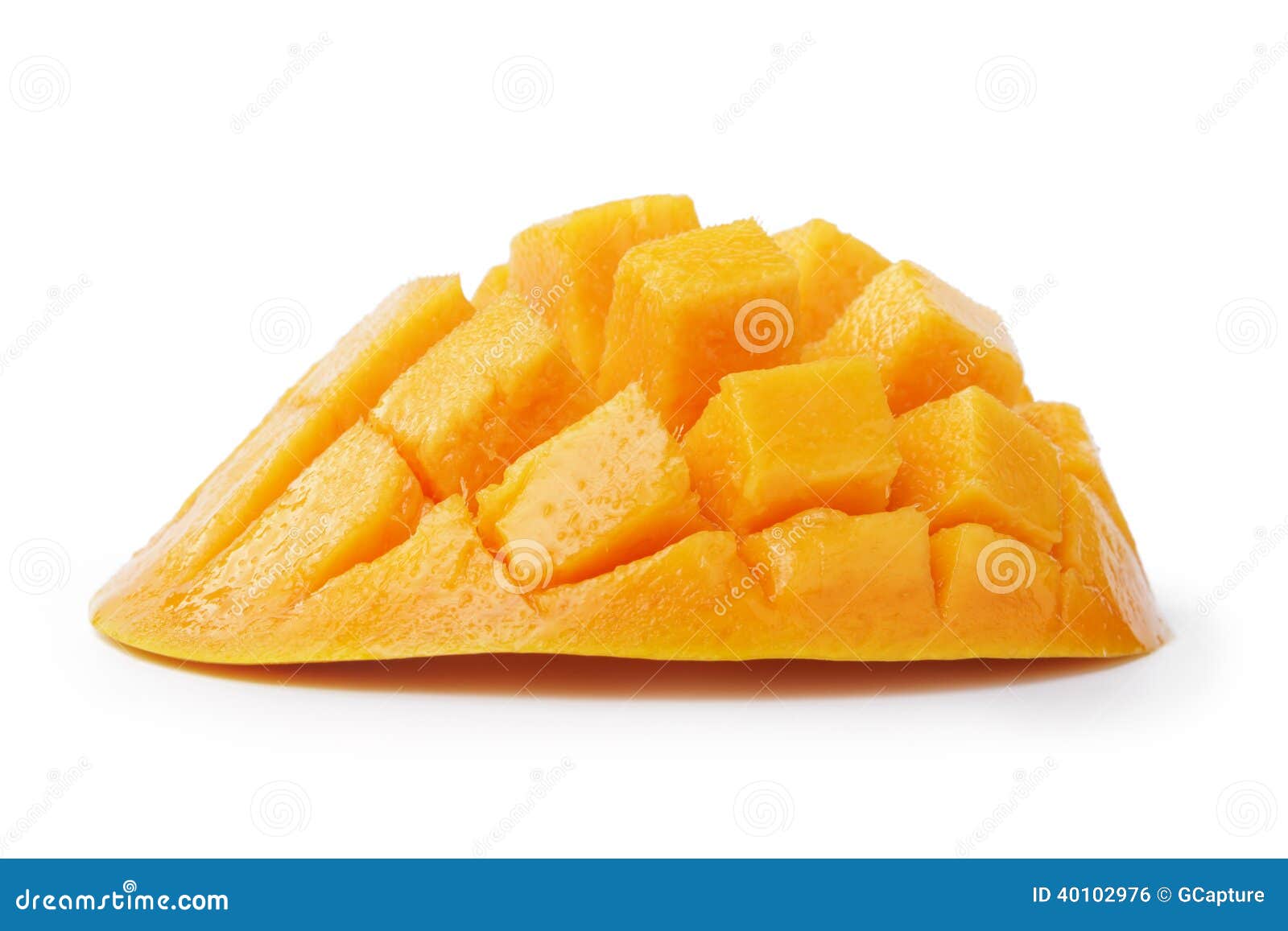 Ripe Yellow Red Mango Slice Stock Photo - Image of ripe, sliced: 40102976