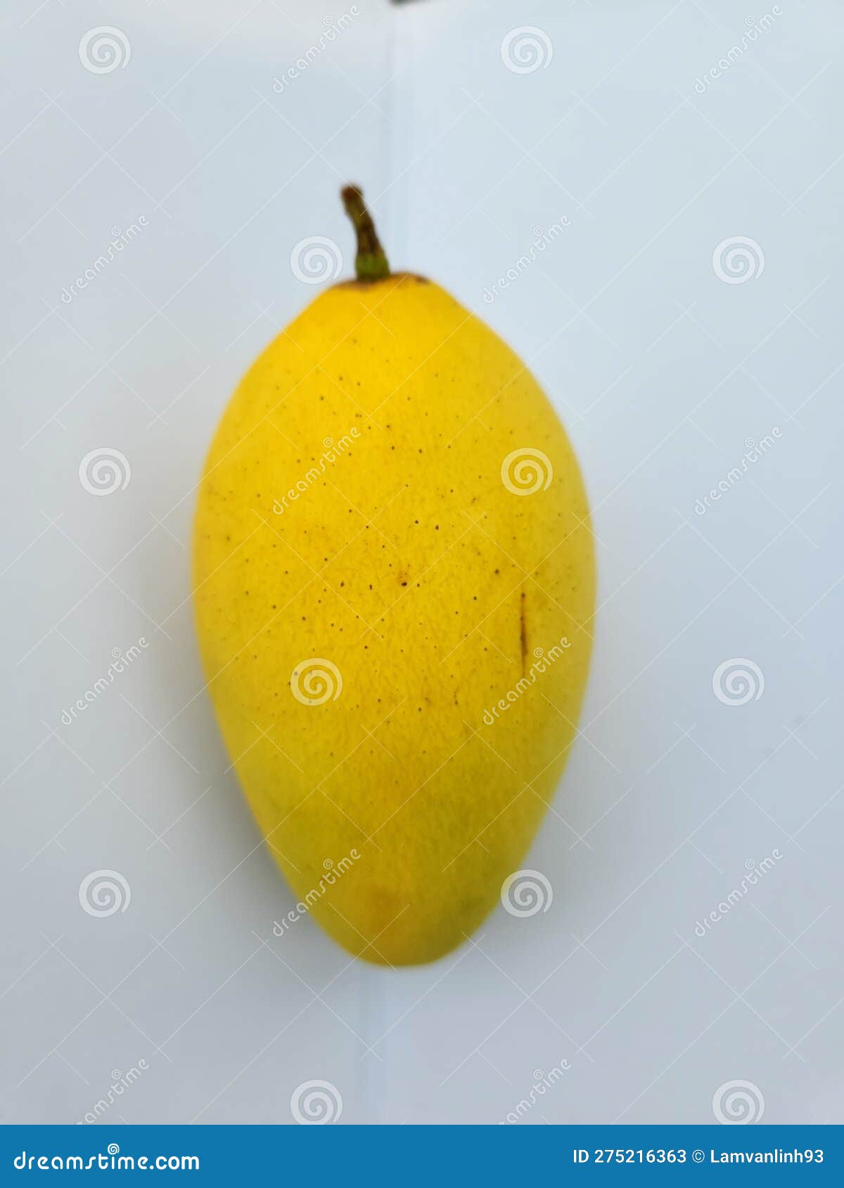 Riped Mango Fruit on White Background. Stock Image - Image of nutrition ...