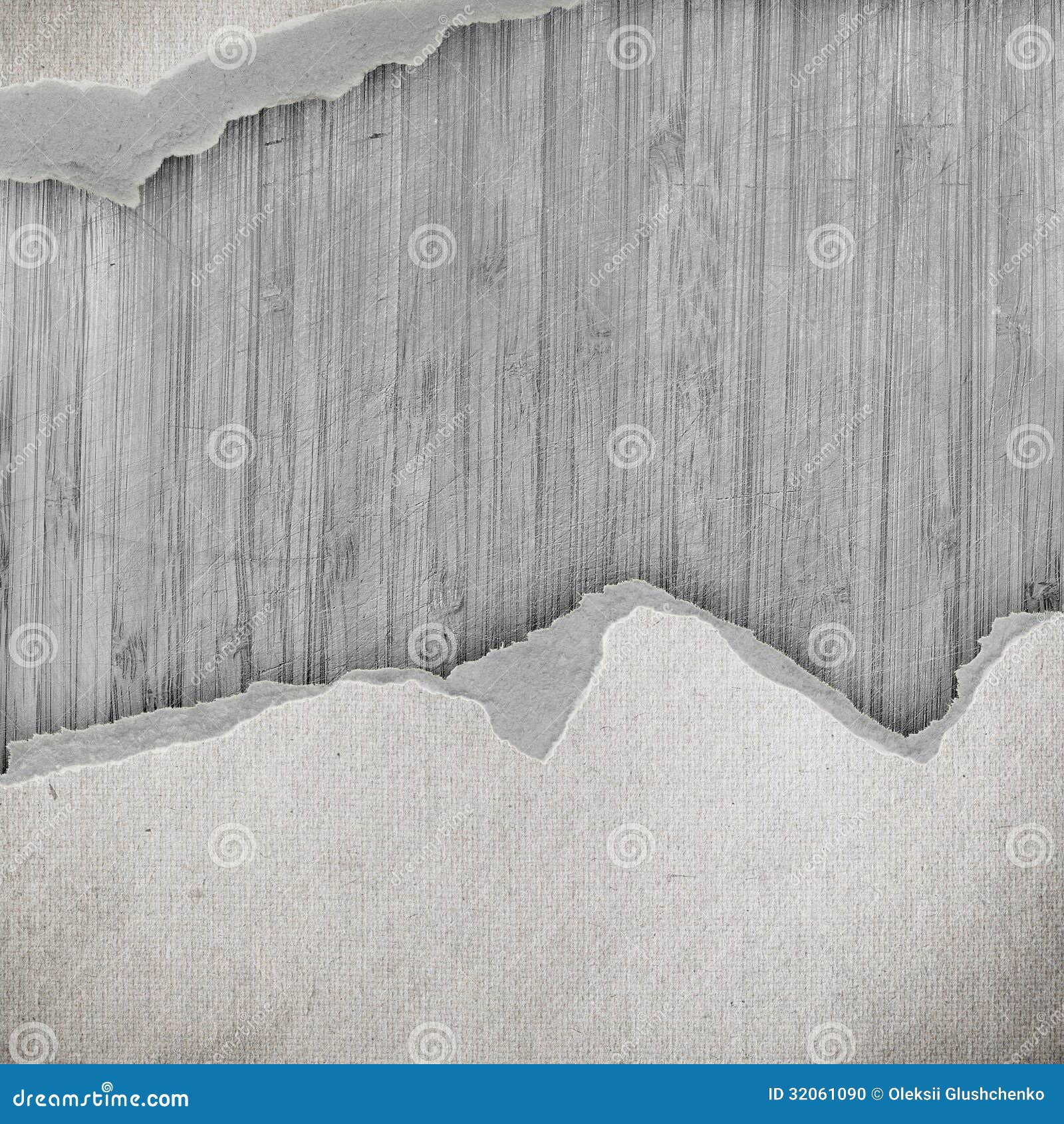 Riped Vintage Paper on Grunge Background Stock Photo - Image of cover ...