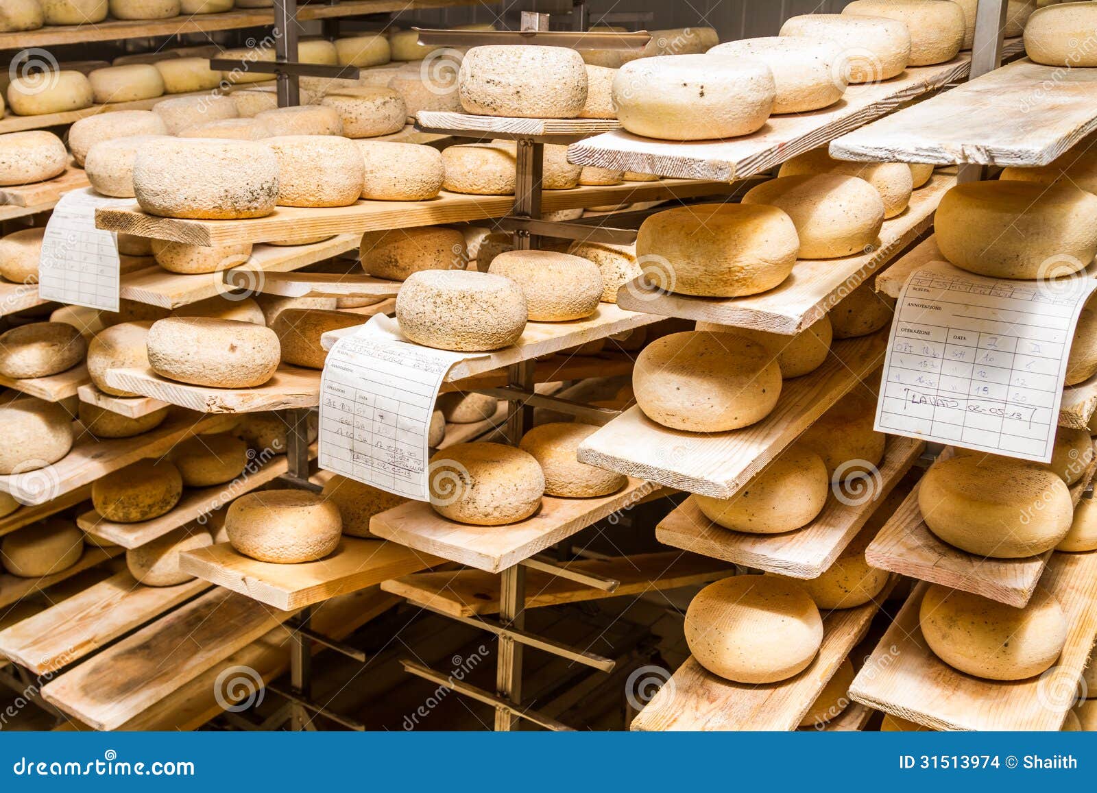 Ripened Cheeses Lying in the Cold Storage Stock Photo - Image of line ... Ripened Cheeses Lying in the Cold Storage Stock Photo - Image of line ...