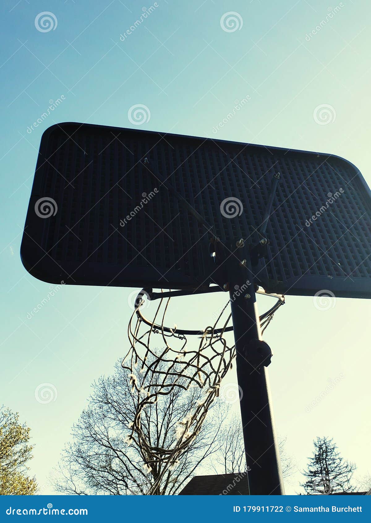 Ripped basketball hoop stock photo. Image of glass, ceiling - 179911722