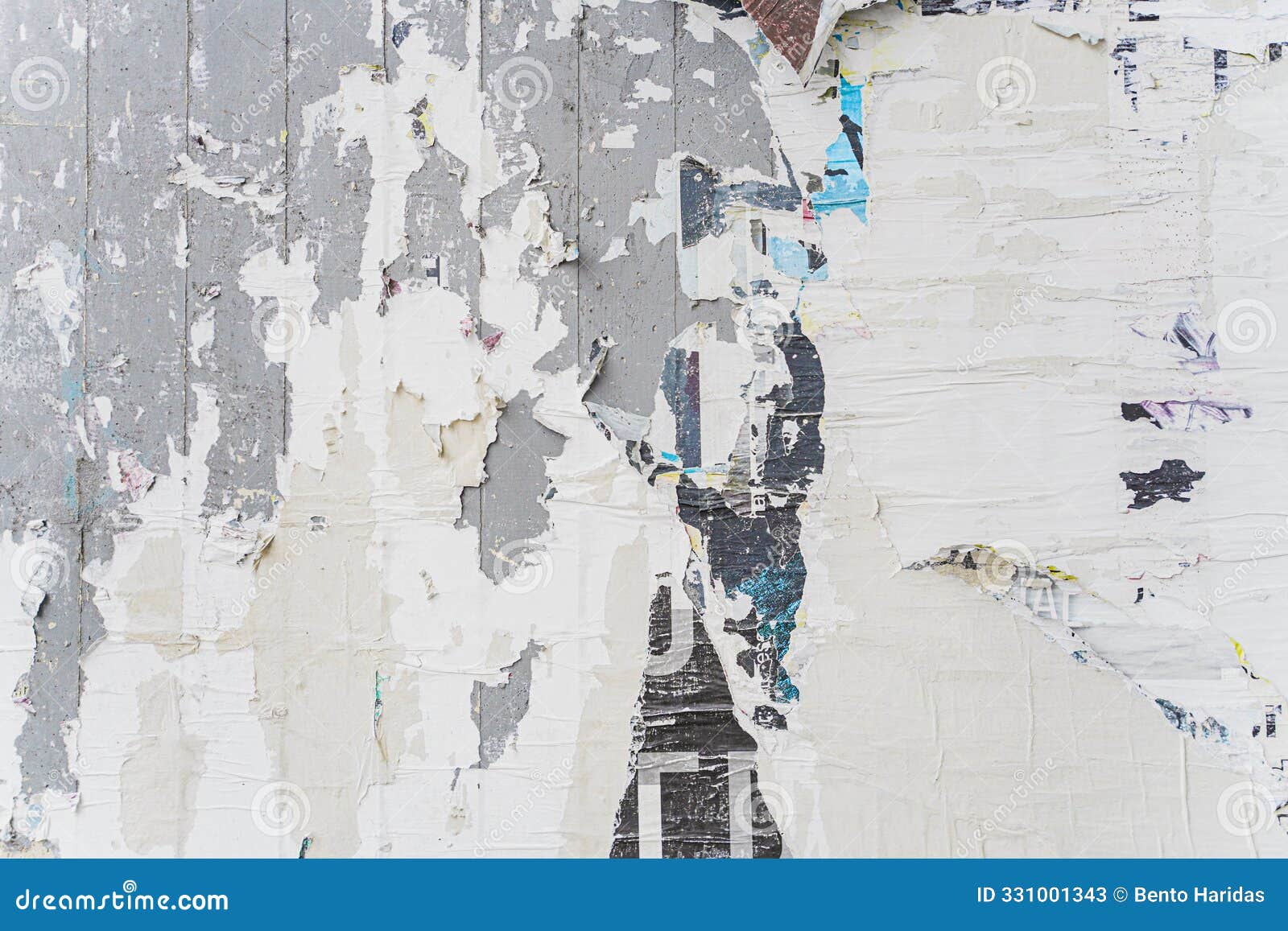 Ripped Billboard Poster Wall Texture Stock Image - Image of backdrop ...