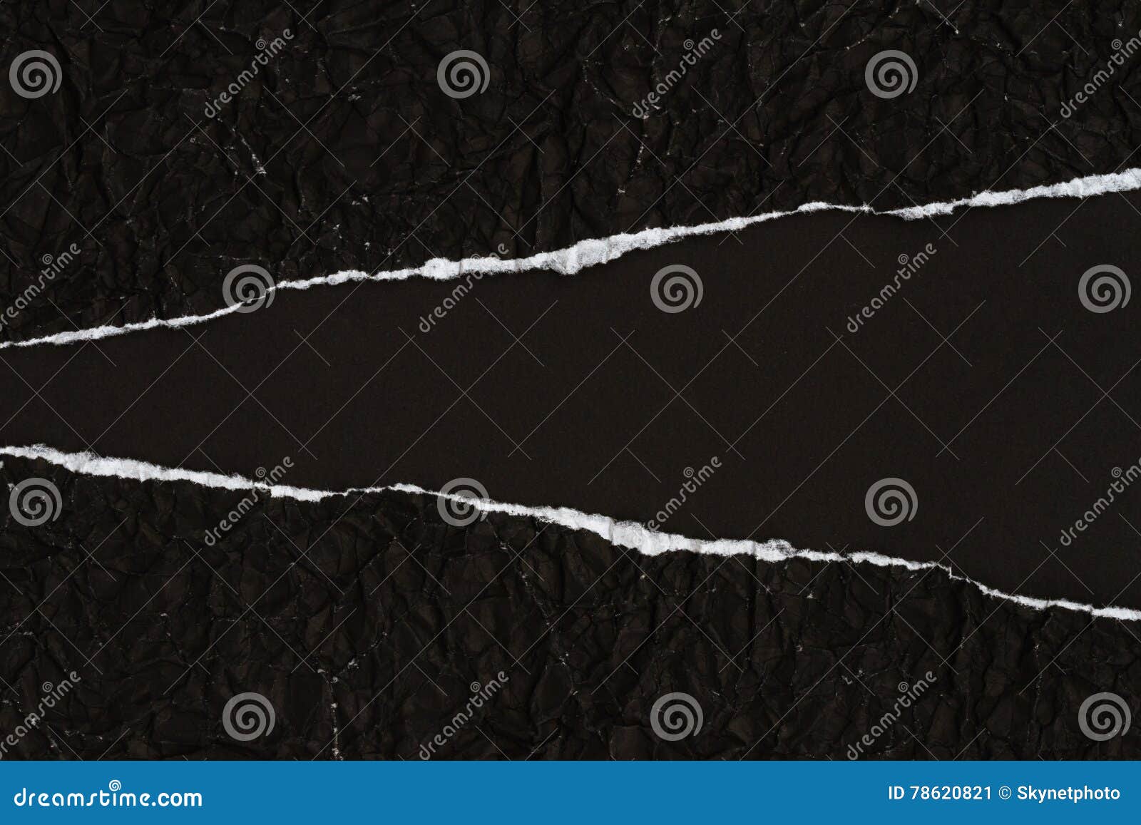 Ripped black Paper stock image. Image of element, empty - 78620821