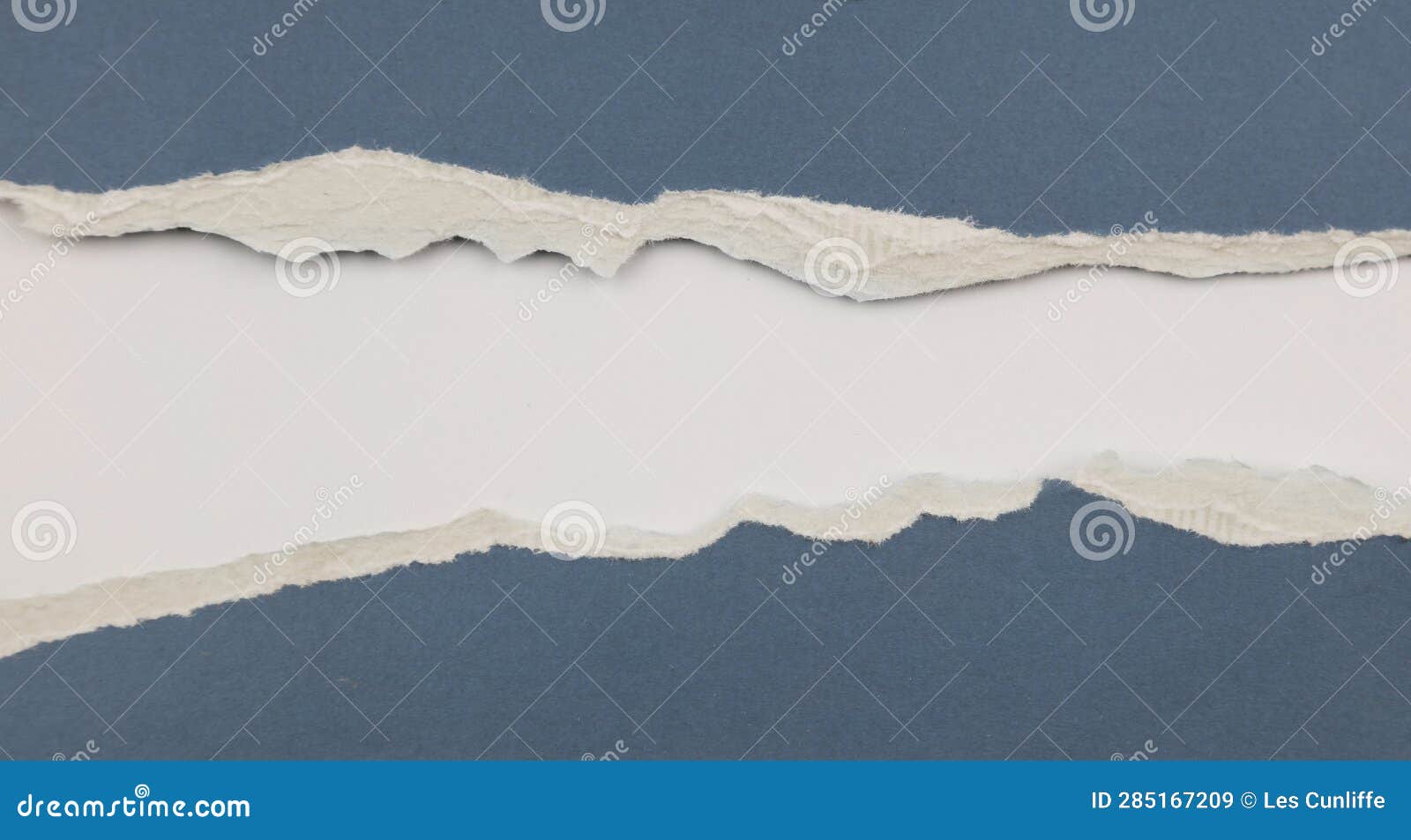 Ripped blue paper stock image. Image of paperquot, divide - 285167209