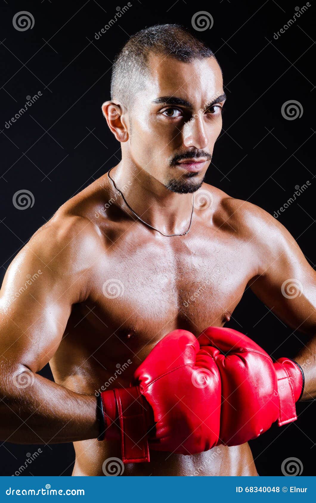 The Ripped Boxer in Sports Concept Stock Photo - Image of action, glove ...