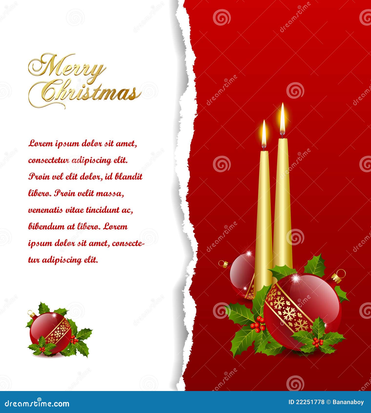 Ripped card stock vector. Illustration of holiday, decor - 22251778