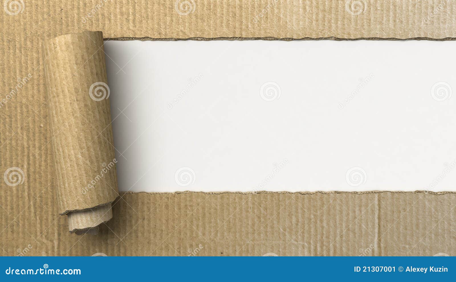 Ripped cardboard stock illustration. Illustration of screen - 21307001