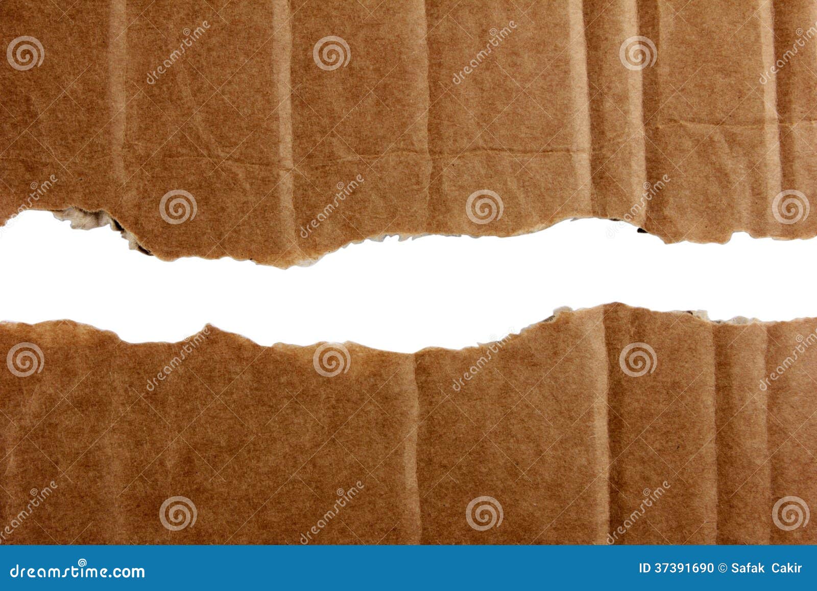 Ripped Cardboard stock photo. Image of abstract, frame - 37391690