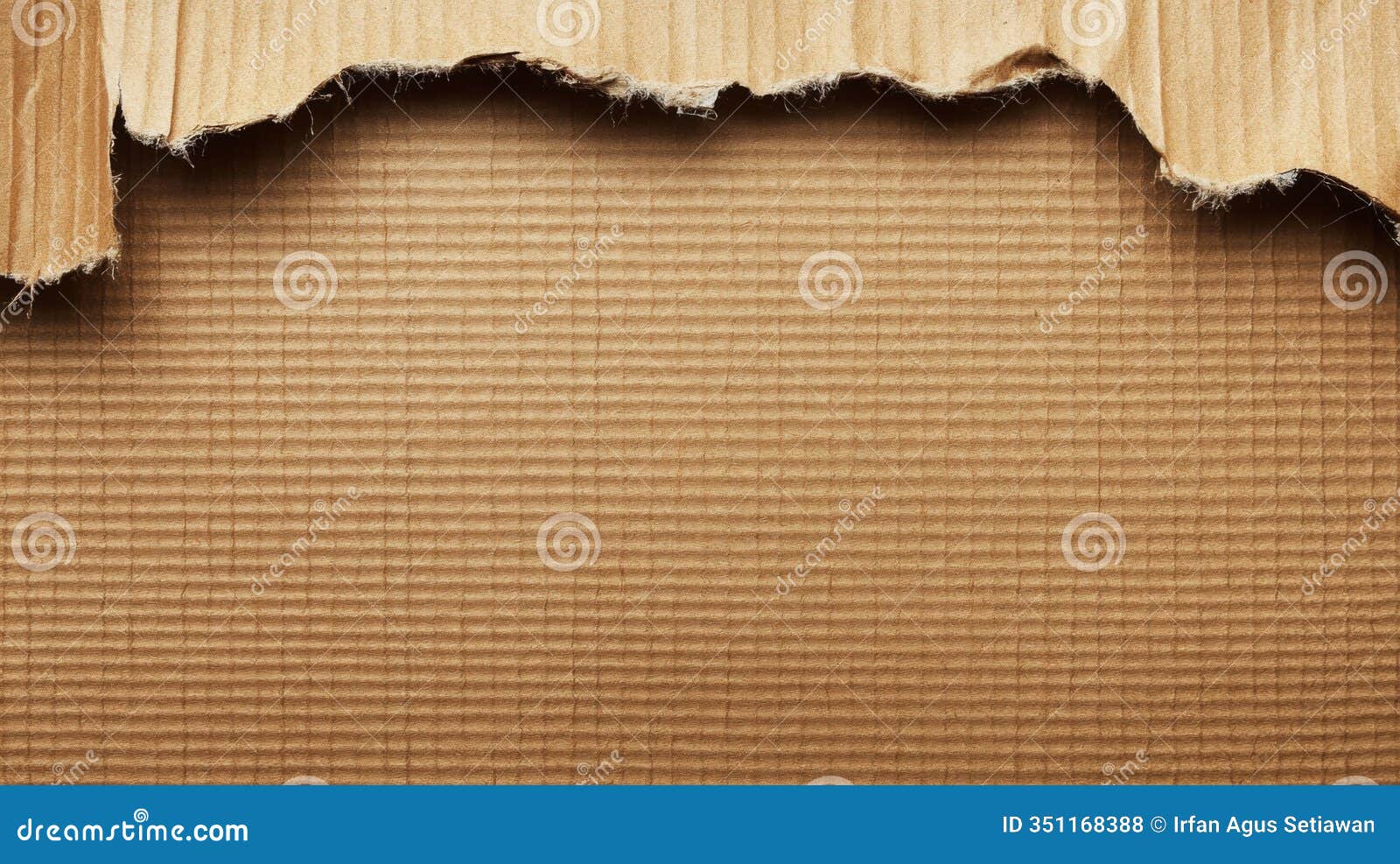 Ripped Cardboard Texture Brown Background Stock Illustration ...
