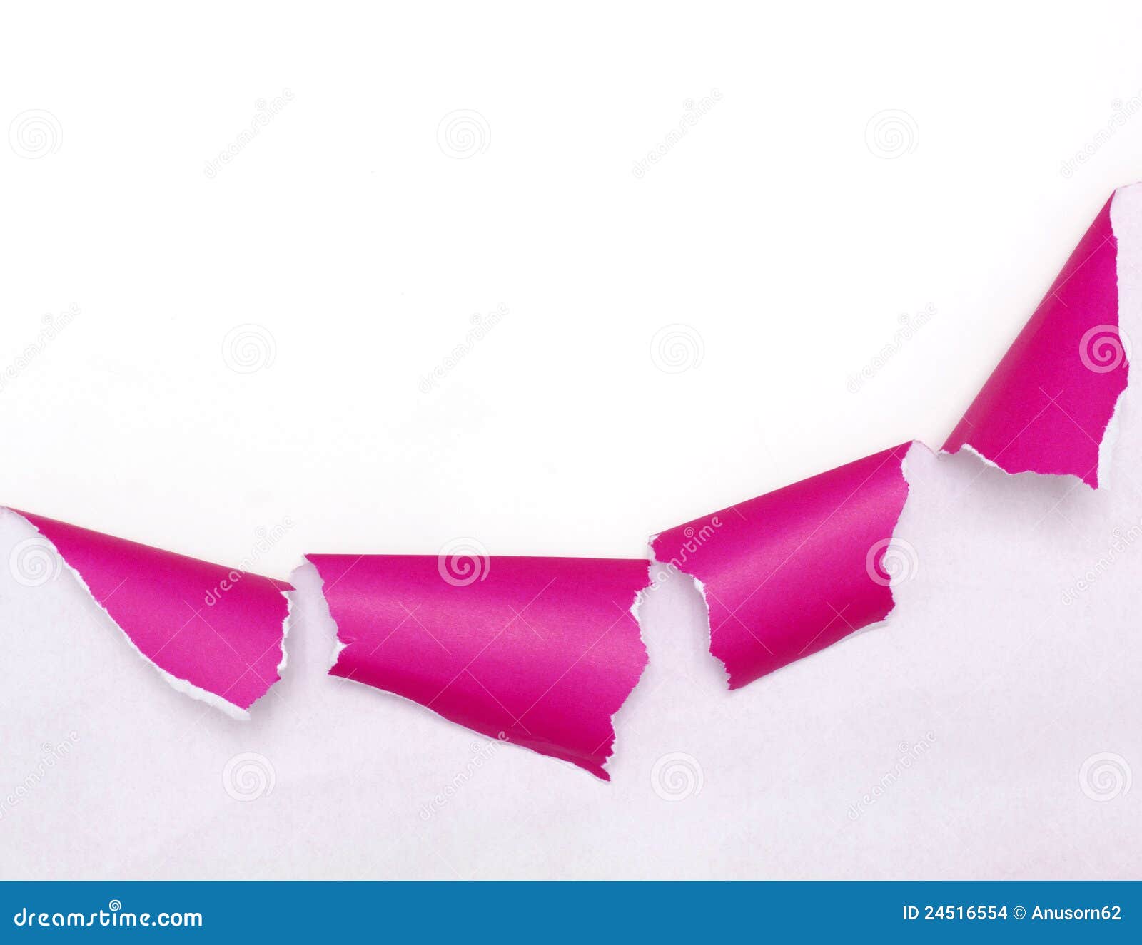 Ripped color paper stock photo. Image of pink, letter - 24516554