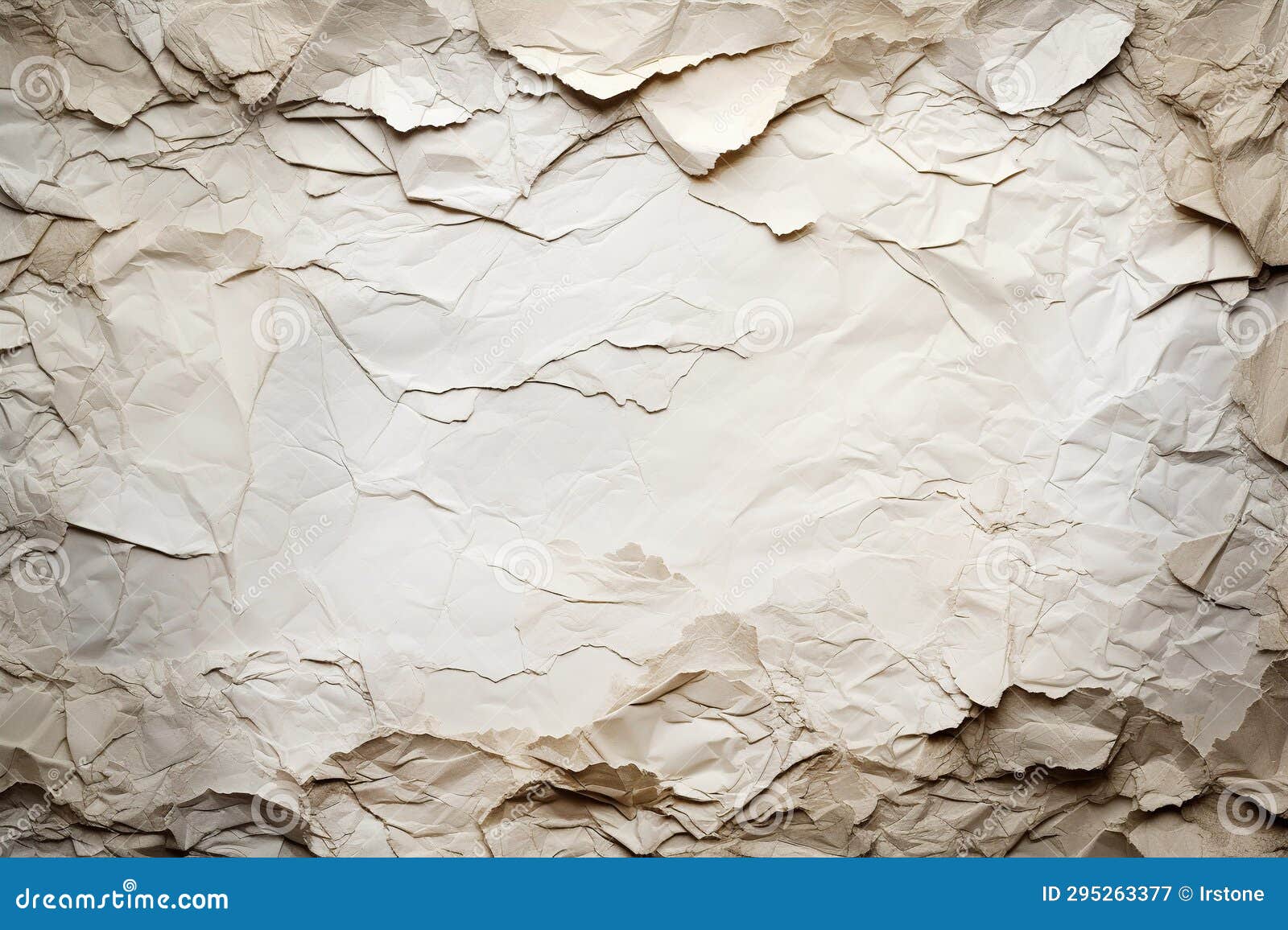 Ripped, Cracked, Aged Paper Background with Copy Space Stock ...