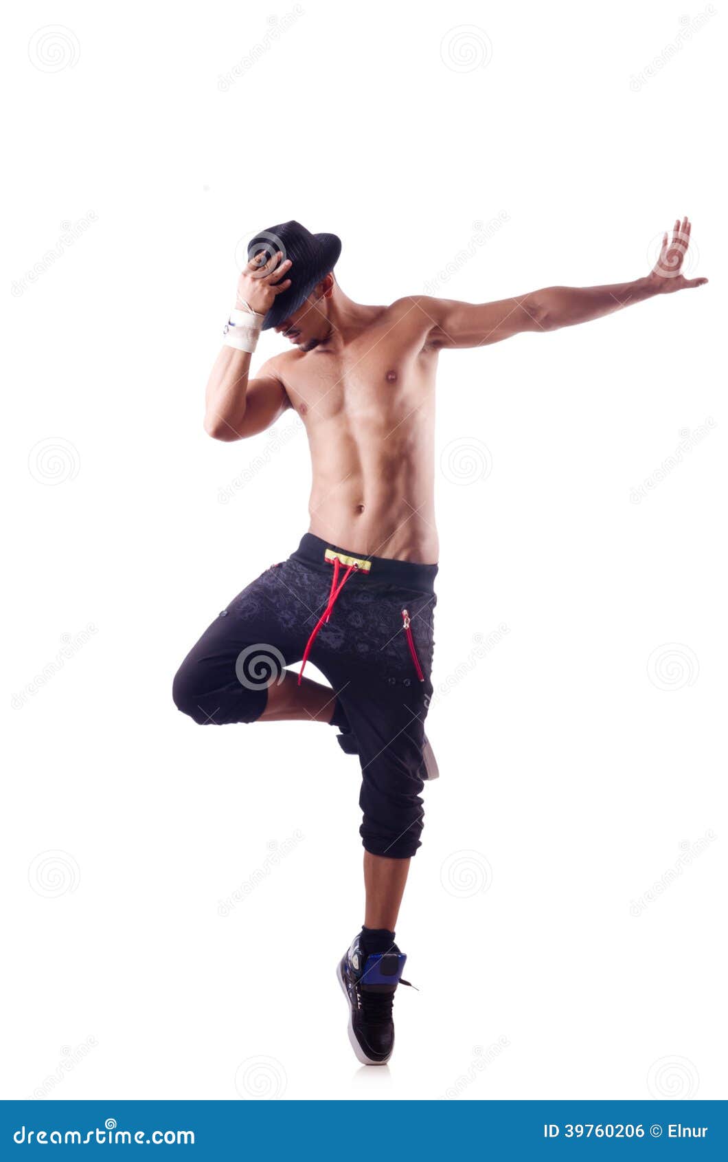 Ripped dancer stock photo. Image of balance, action, muscular - 39760206