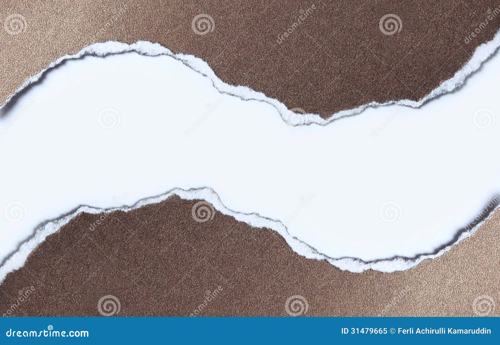 Wet Ripped Dark Paper Texture. Blank Torn Sheet Of Wet White Paper With ...