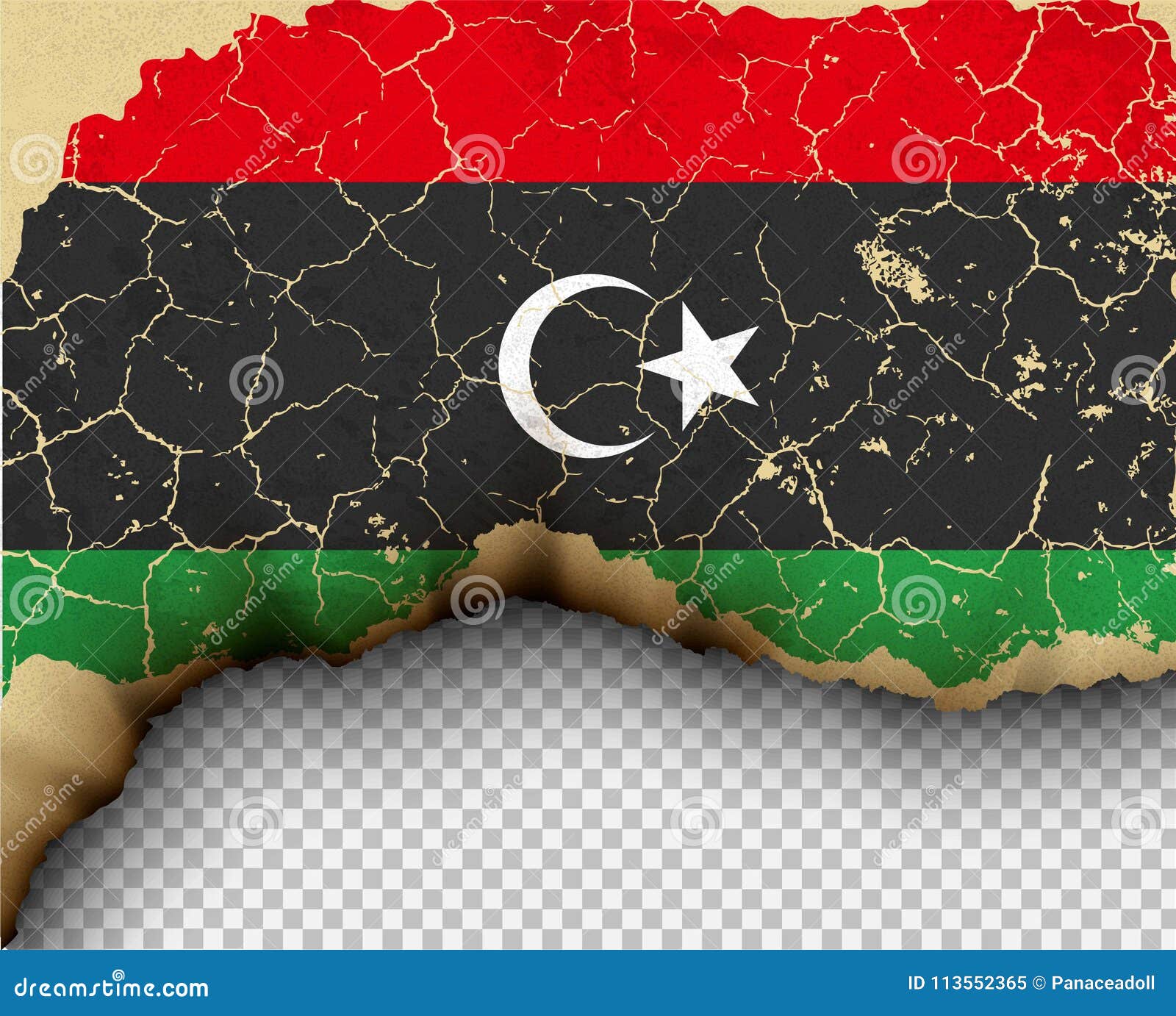 Ripped Flag Country Templates Torn Paper Stock Illustration ...