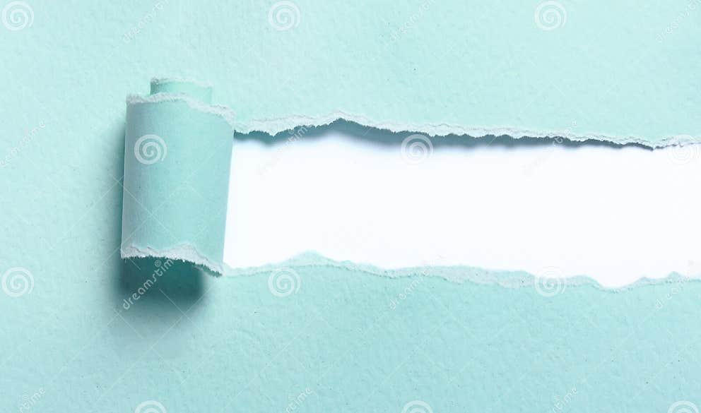 Ripped light blue paper stock image. Image of object - 31479659