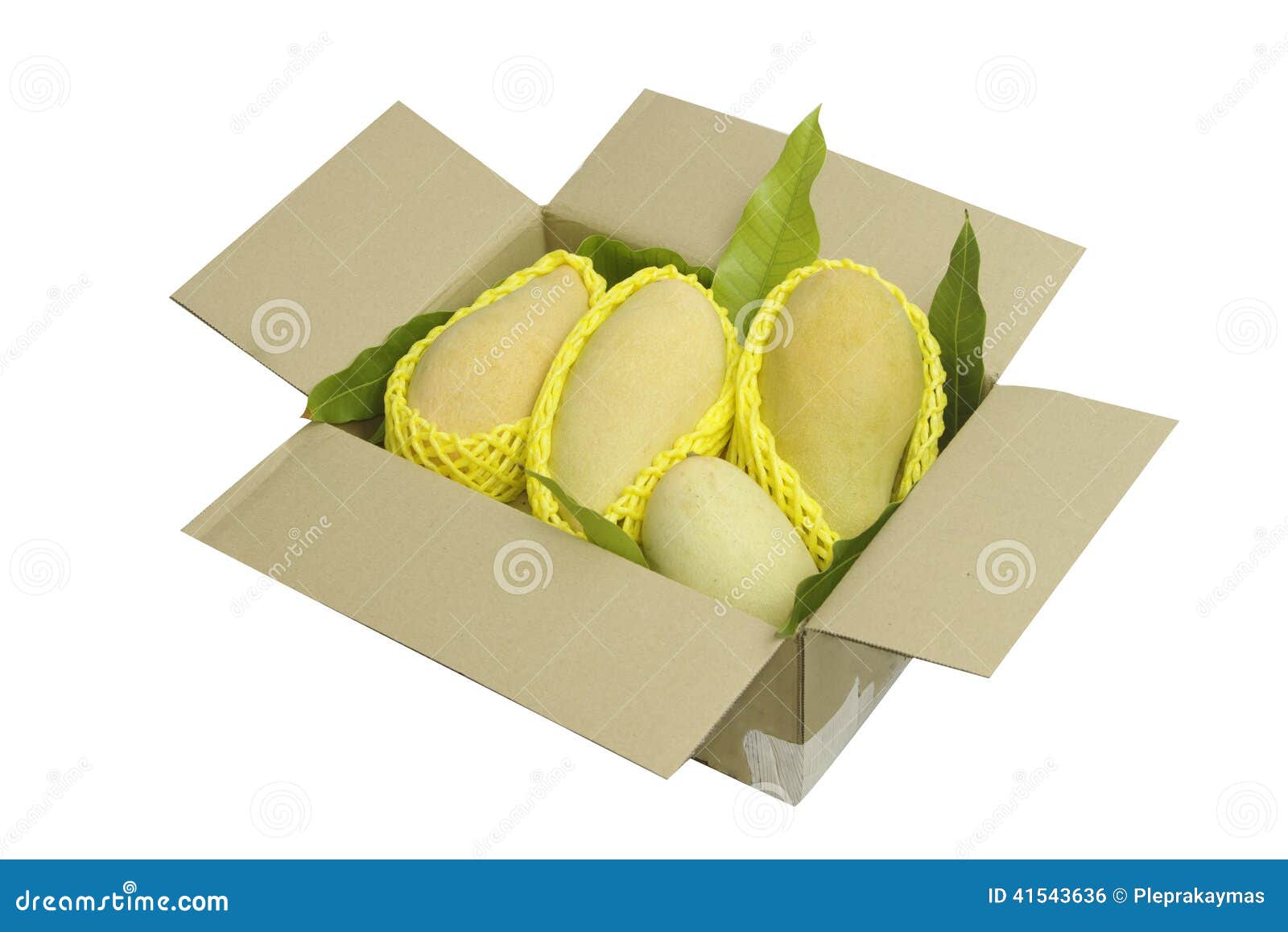 Ripped Mangoes in a Paper Box Stock Photo - Image of mango, tasty: 41543636