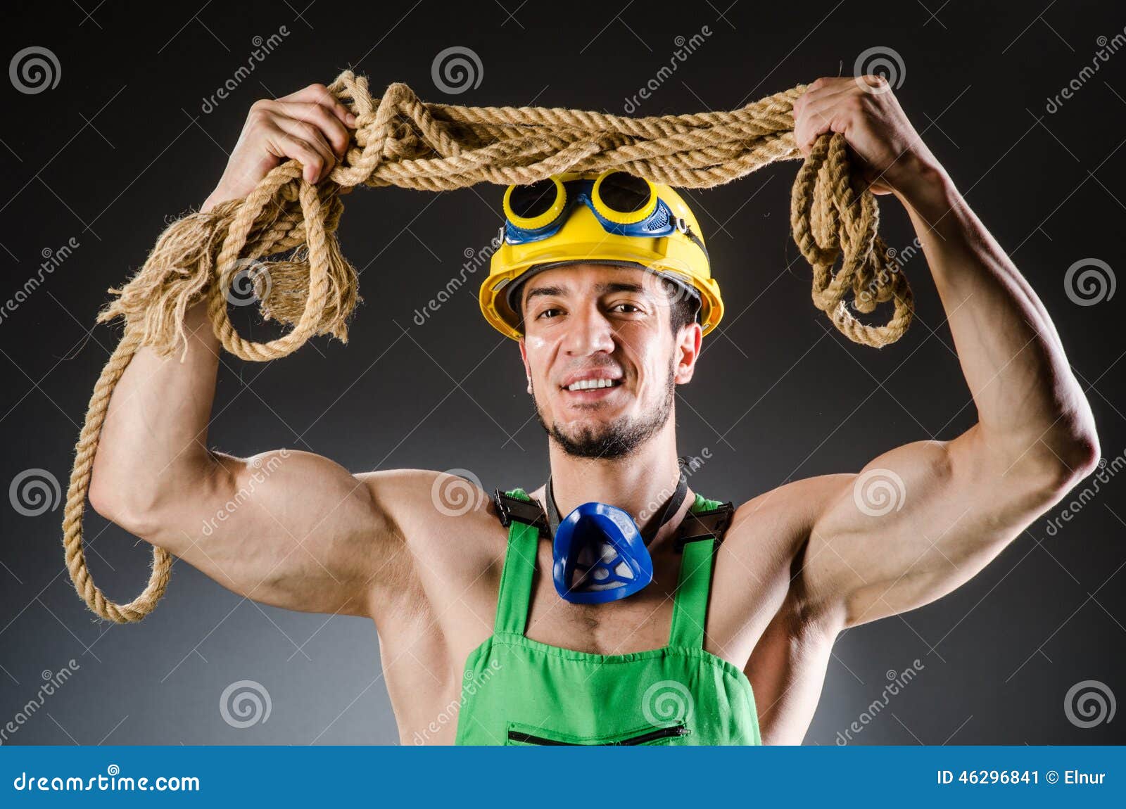 Ripped muscular builder stock image. Image of muscular - 46296841