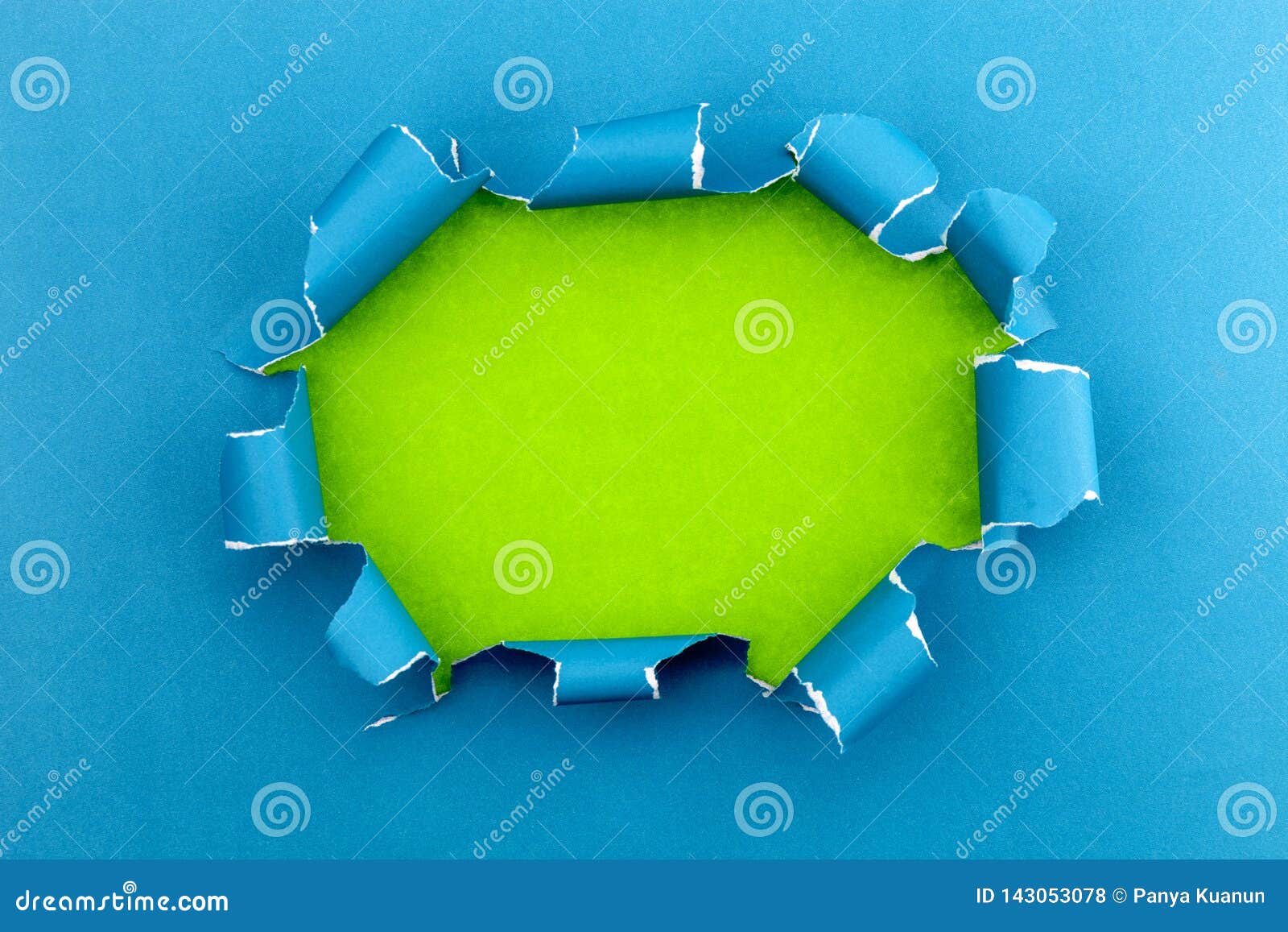 Ripped Open Paper Background,space for Your Message on Torn Paper Stock ...