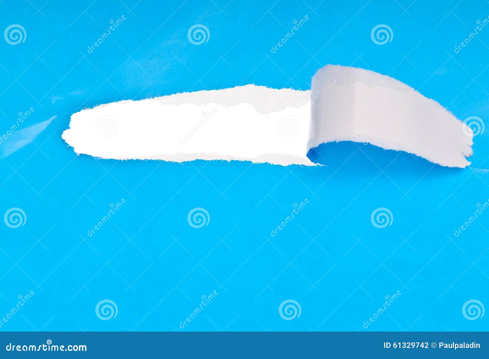 Ripped open paper stock photo. Image of background, open - 61329742