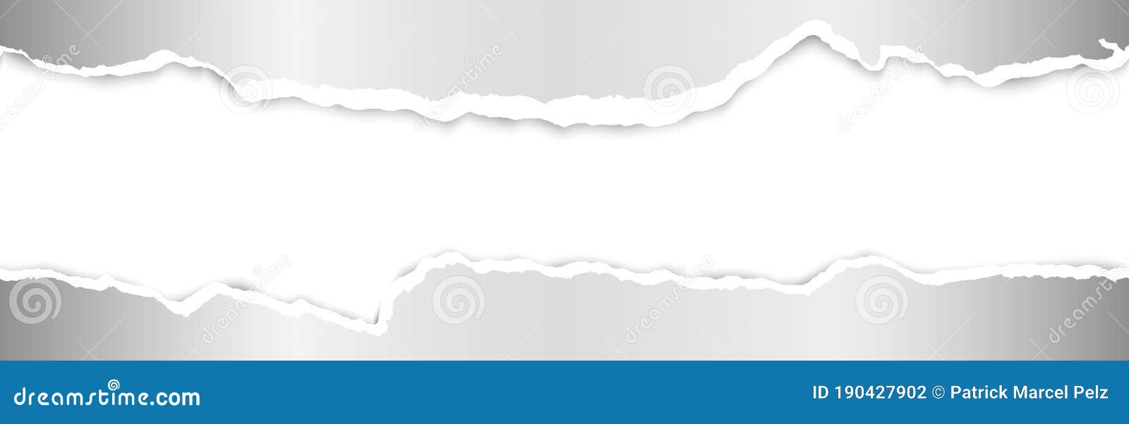 Ripped open paper stock vector. Illustration of broken - 190427902